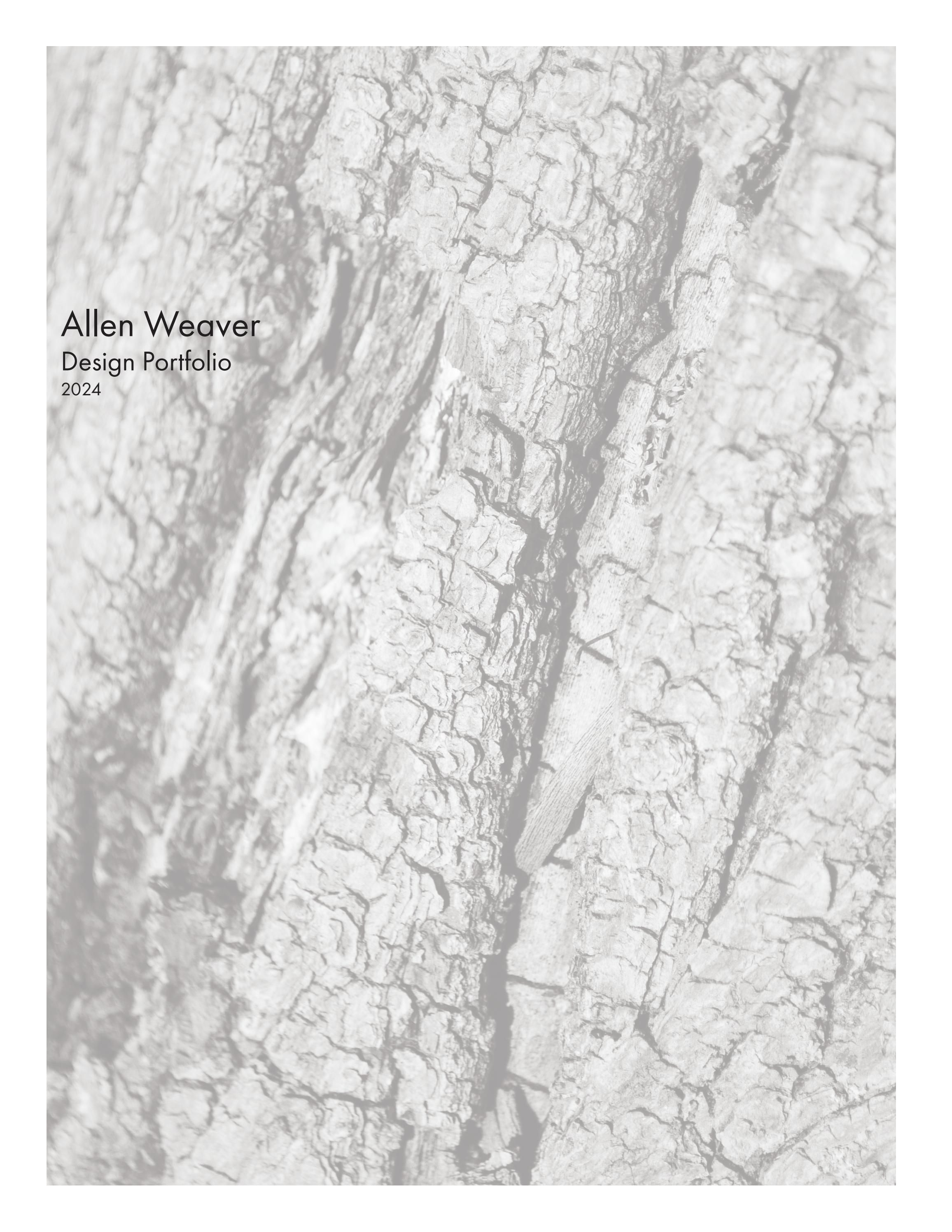 Allen Weaver 2024 Design Portfolio by Allen Weaver - Issuu