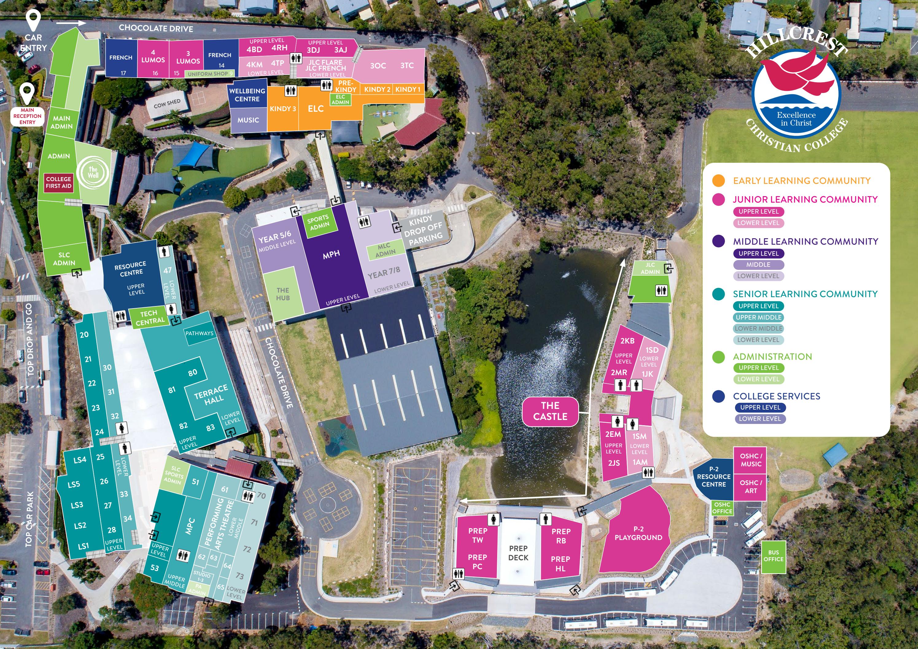 College Map with Room Numbers by Hillcrest Christian College - Issuu