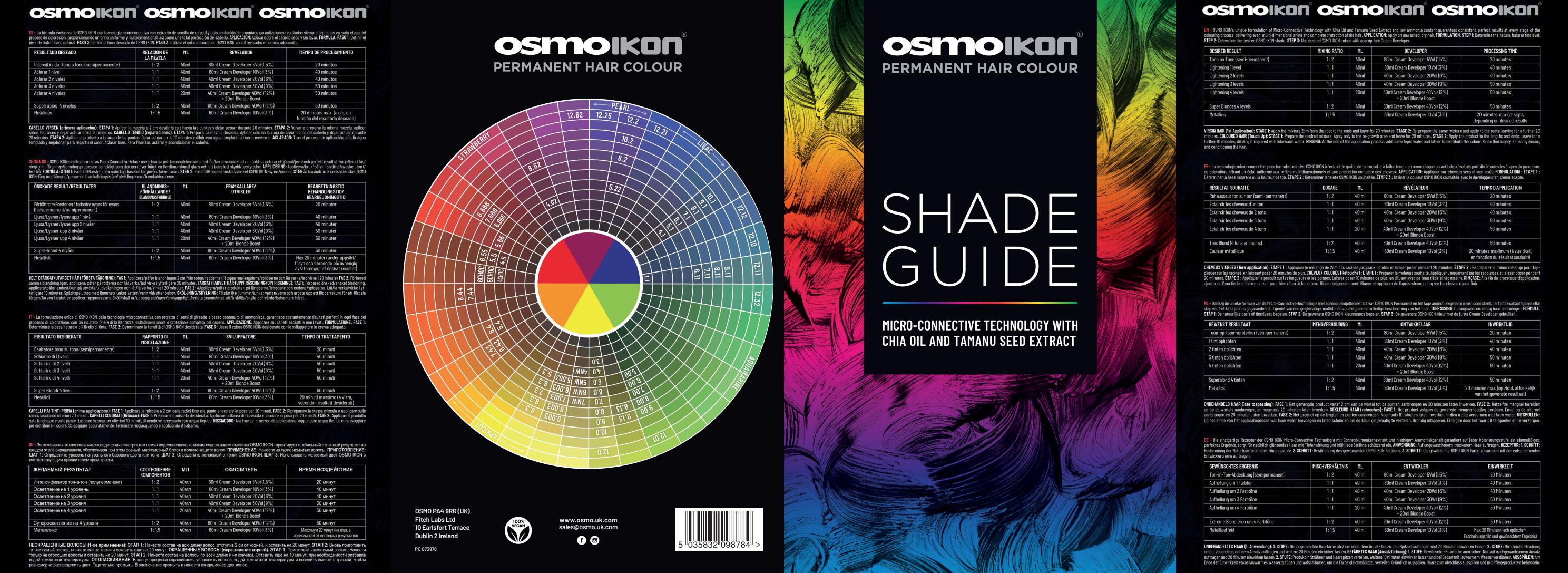 Osmo Ikon Shade Chart by Salon Supplies - Issuu