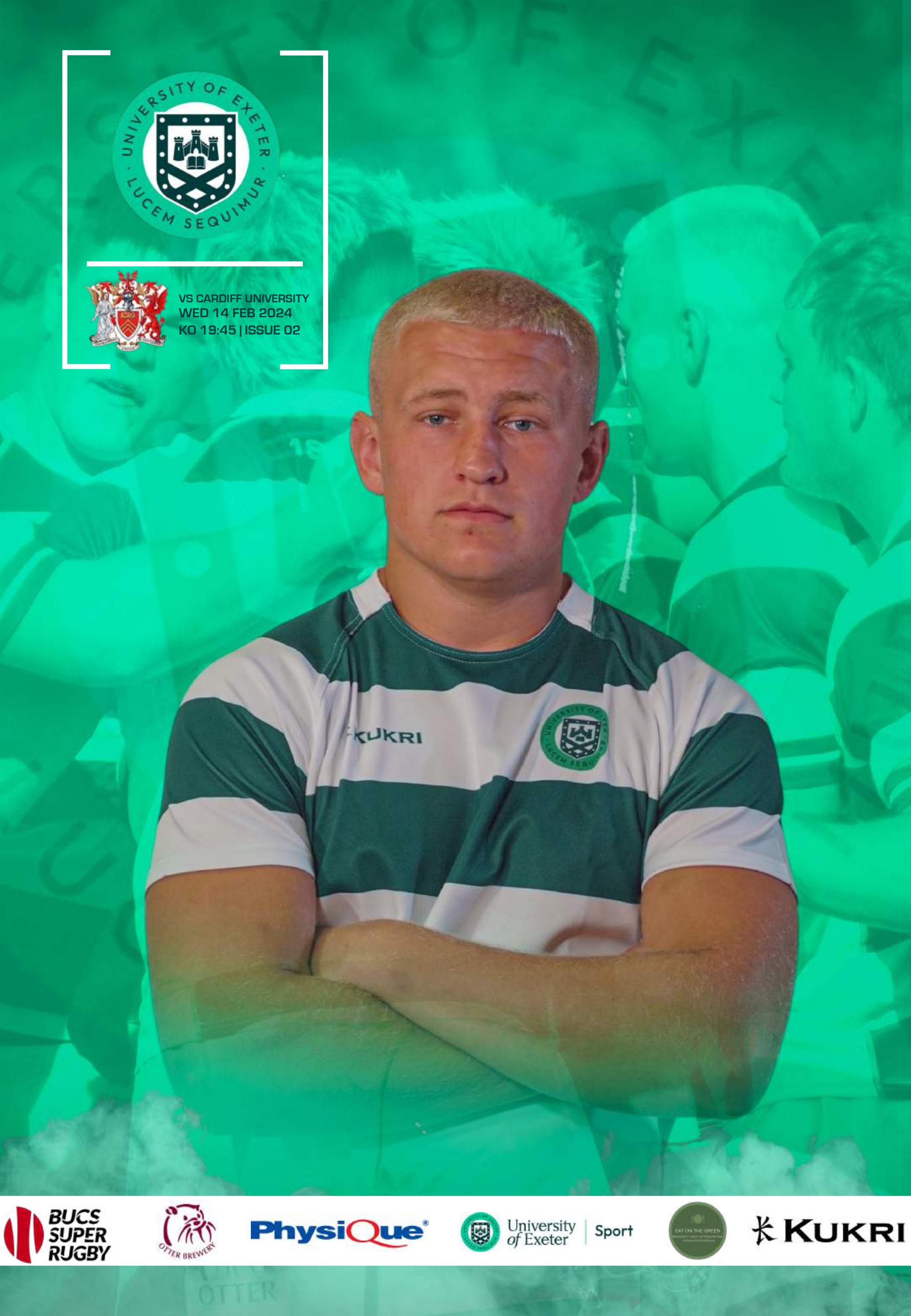 EURFC vs Cardiff University | BUCS Super Rugby Match Day Programme - 14 ...