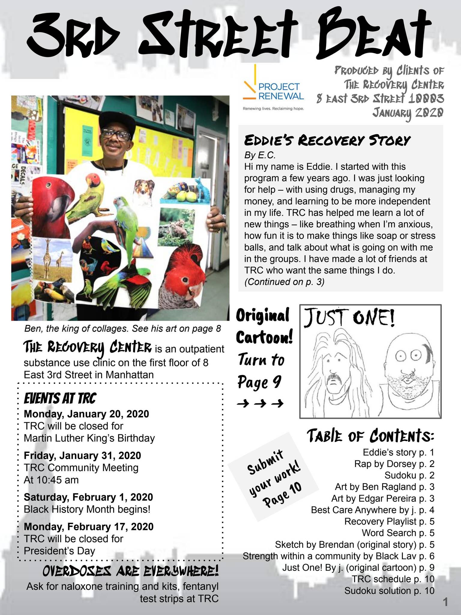 January 2020 Recovery Newsletter by Project Renewal - Issuu