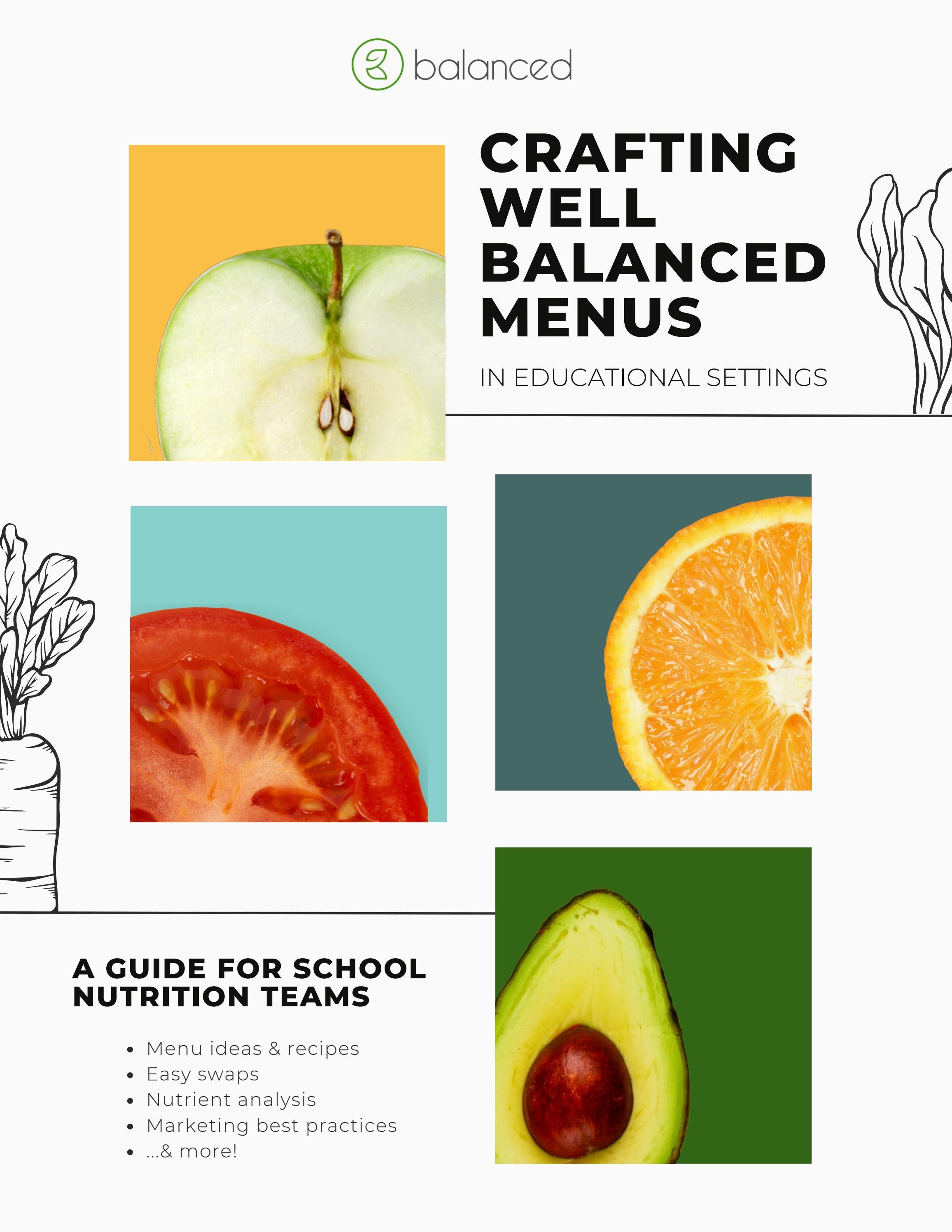 Crafting Well Balanced Menus in Educational Settings by Audrey Sanchez ...