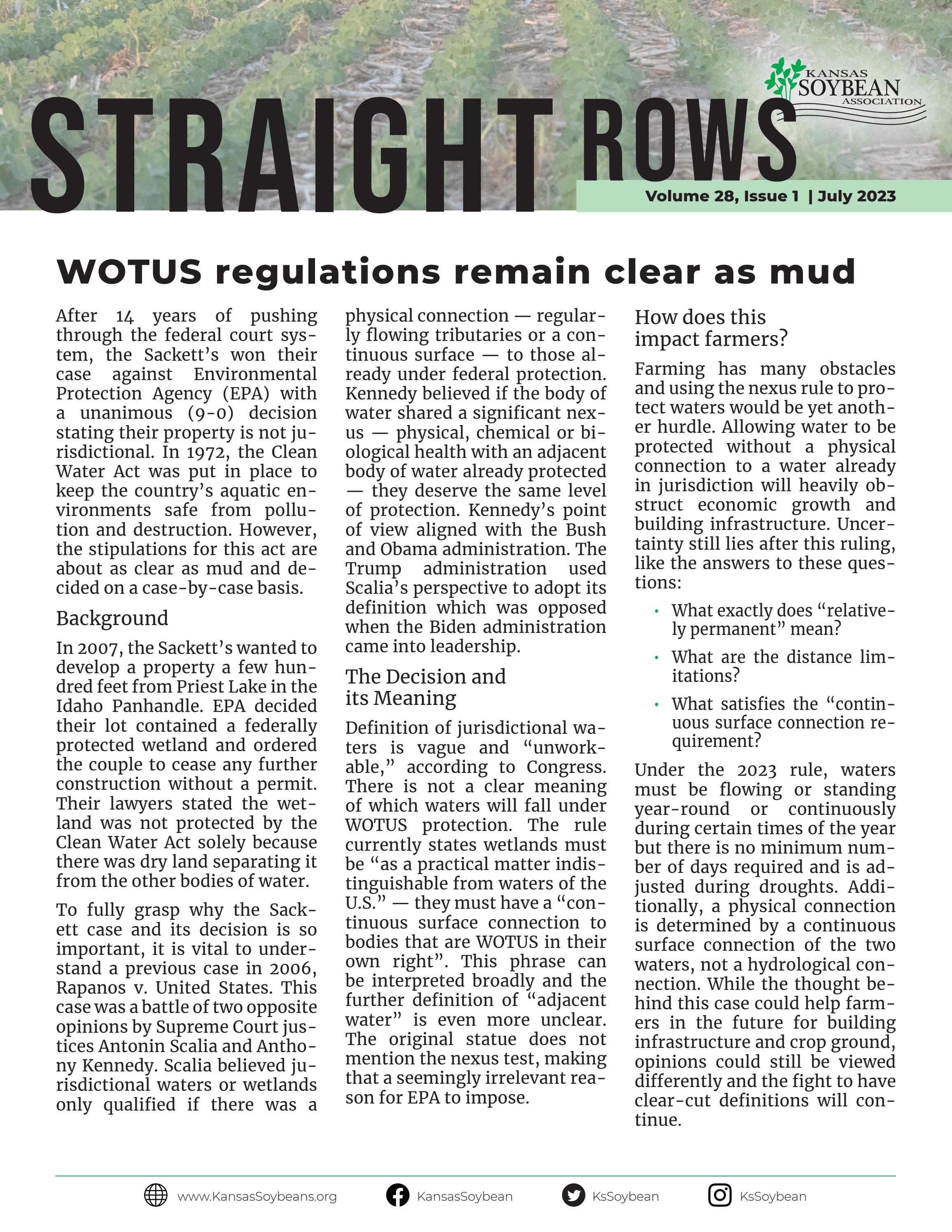 Straight Rows July 2023 by kssoy - Issuu