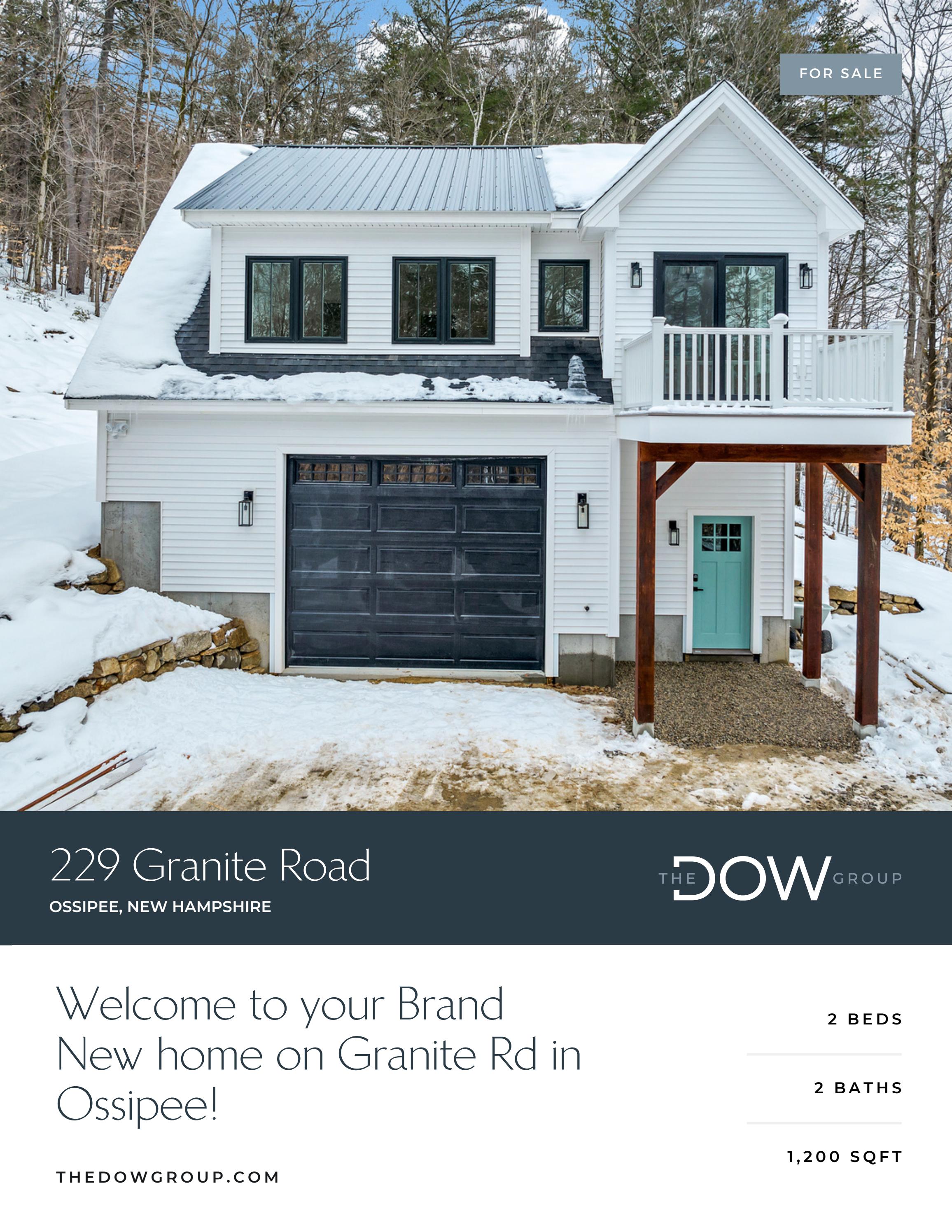 229 Granite Rd Ossipee, NH 03864 by The Dow Group #1 in NH - Issuu