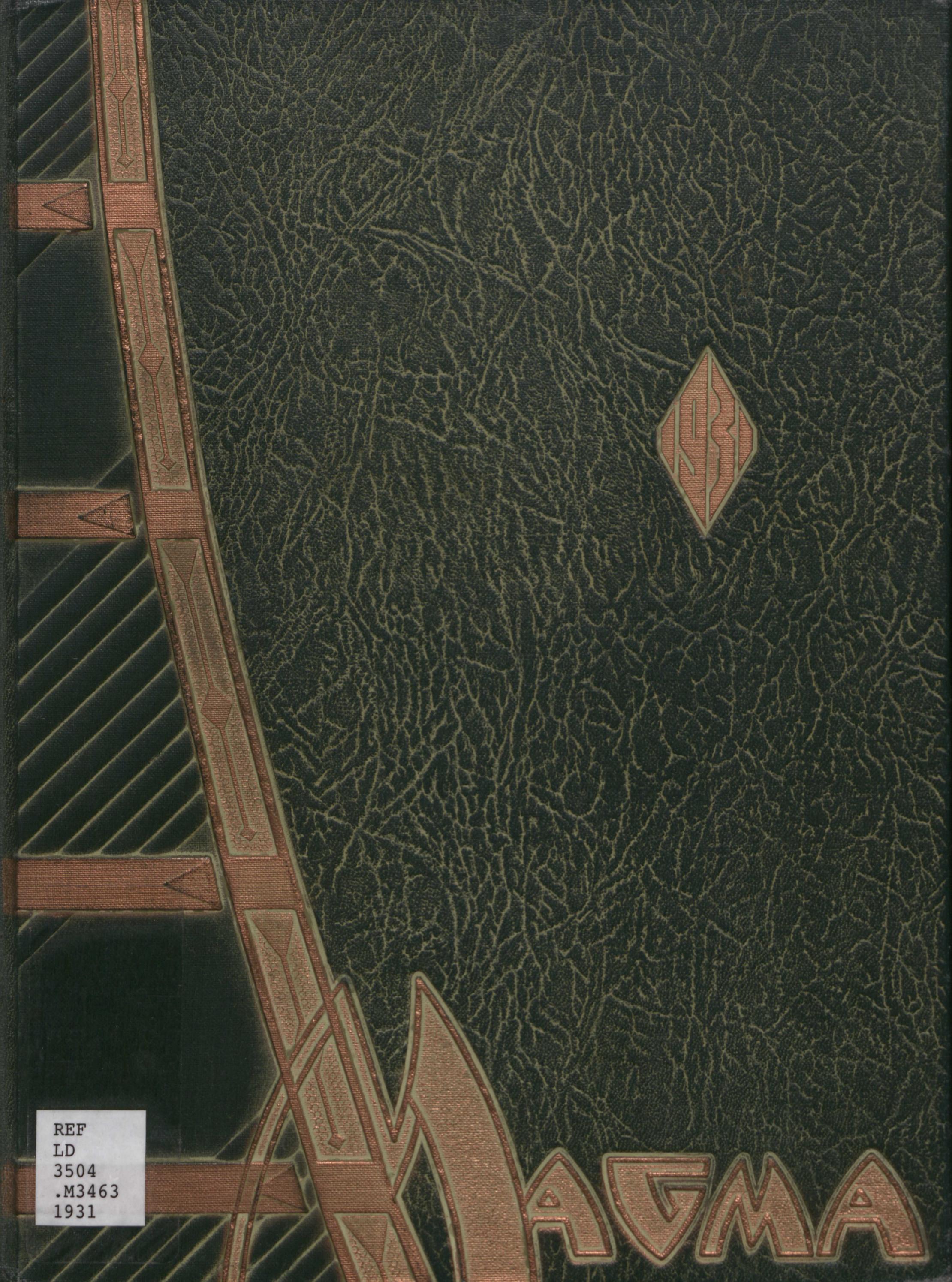 Magma 1931 by Montana Tech Library - Issuu