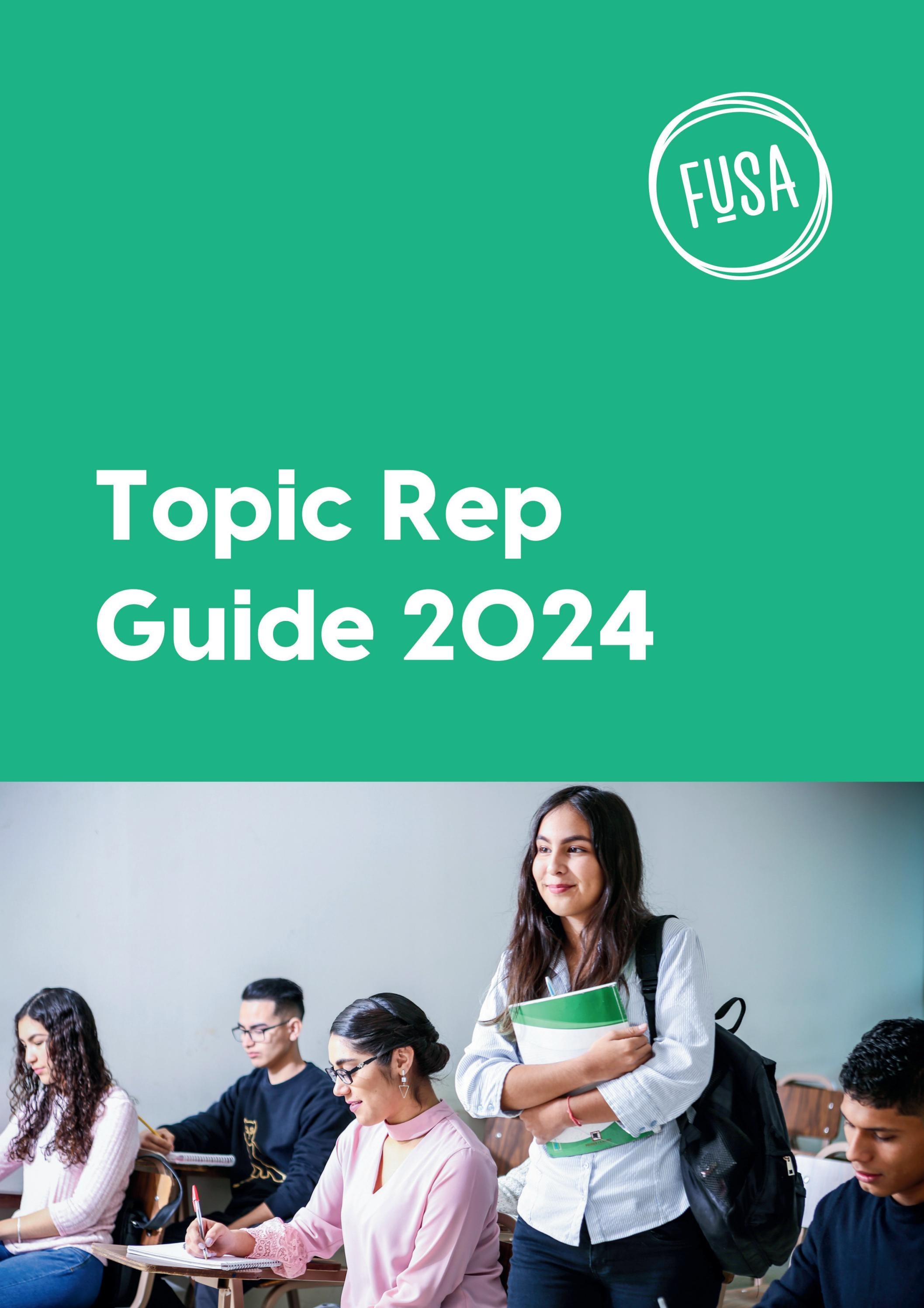 Topic Rep Guide 2024 by FUSA Association - Issuu