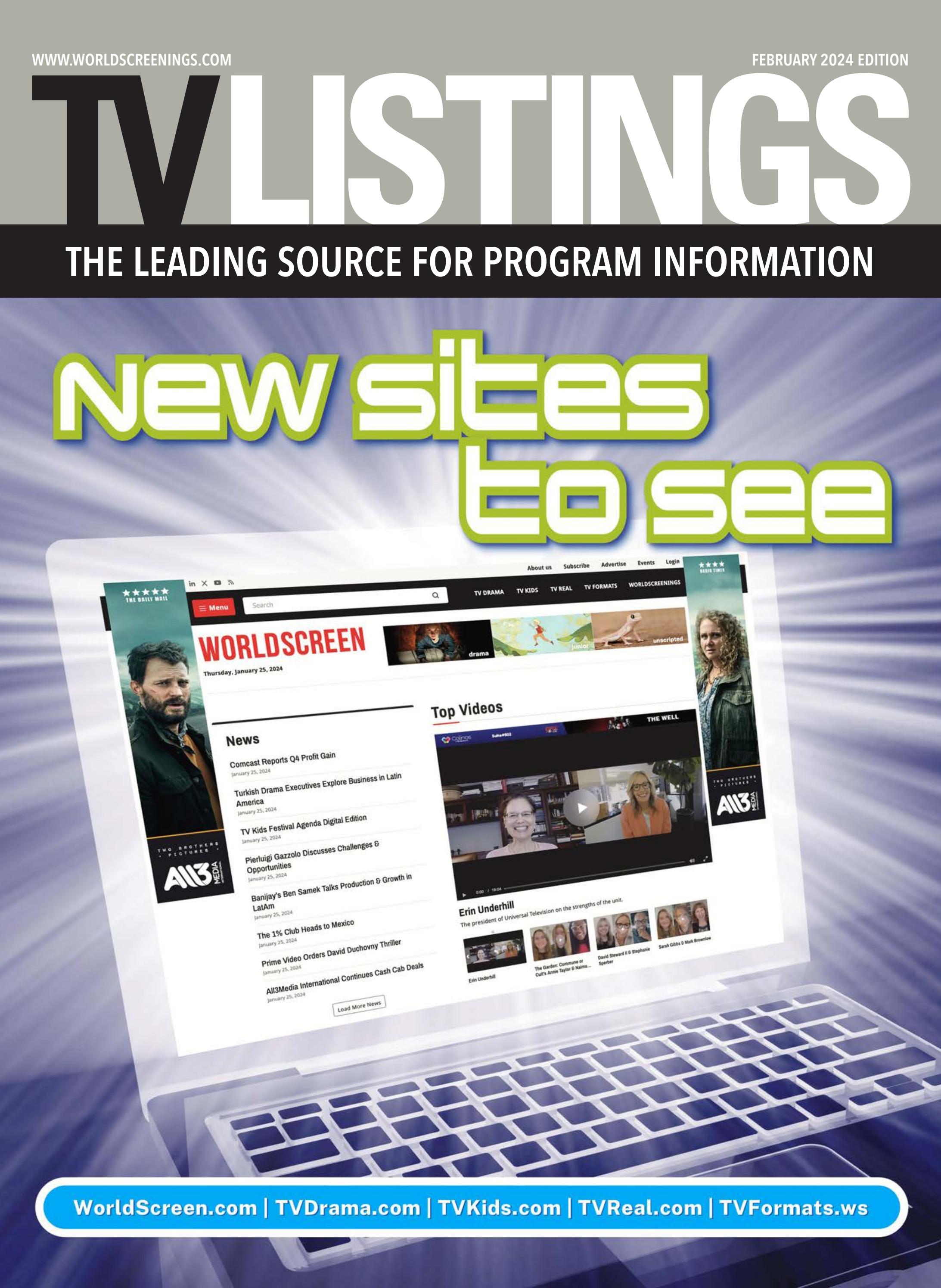TV Listings February 2024 by World Screen - Issuu