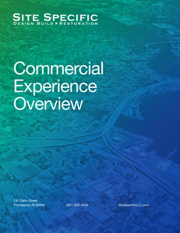 Commercial Experience Overview by Site Specific - Issuu