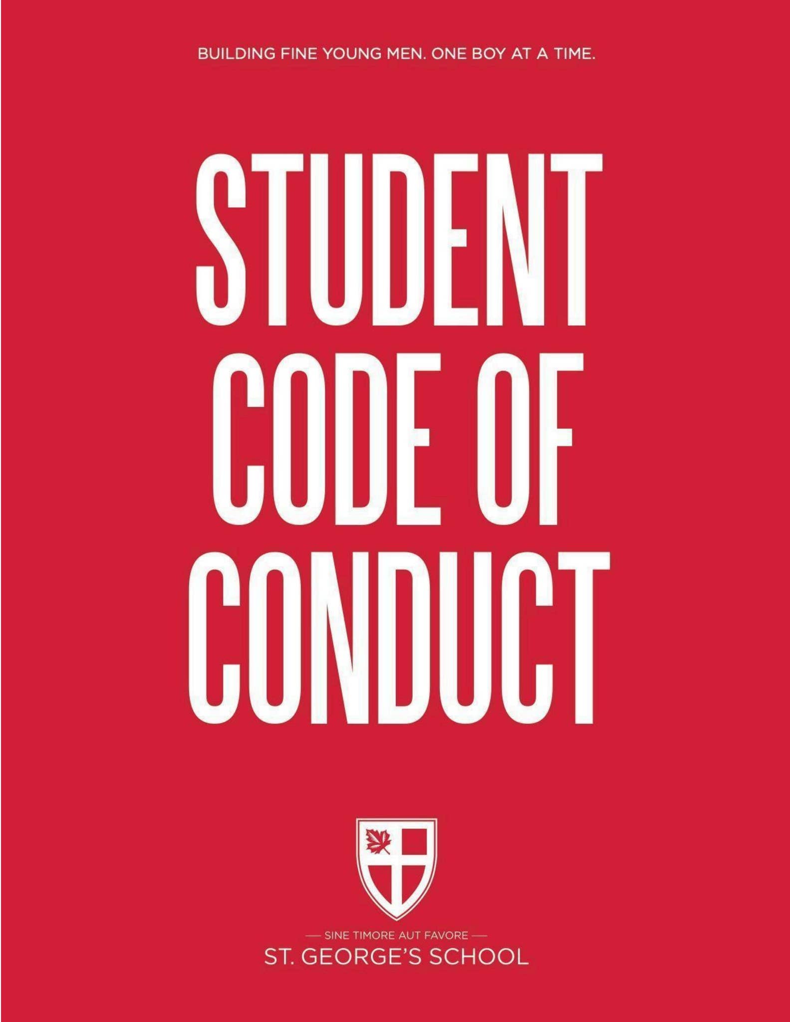 Student Code Of Conduct 2023-24 by St. George's School - Issuu