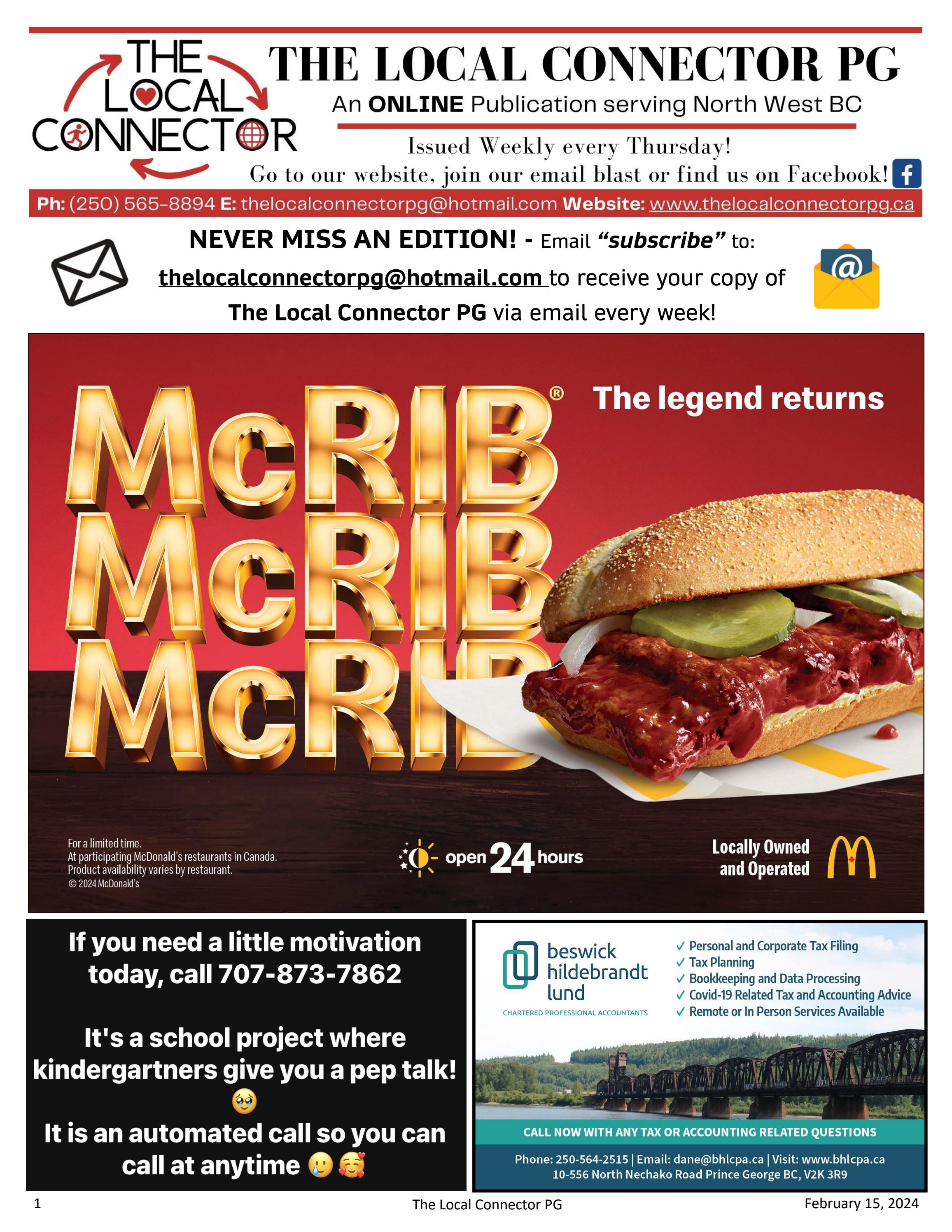 The Local Connector PG February 15, 2024 by thelocalconnectornw - Issuu