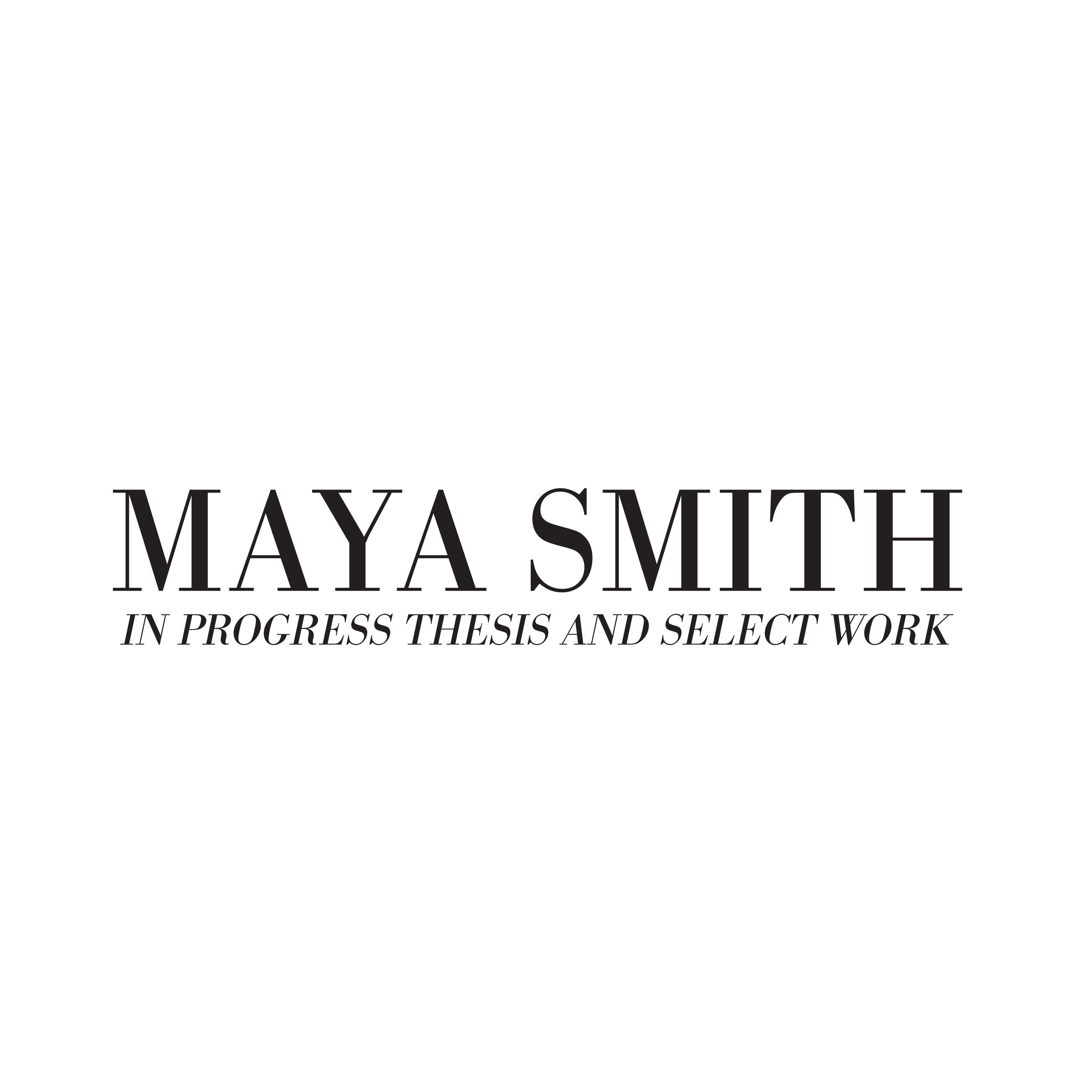 Maya Smith Portfolio by Maya Smith - Issuu