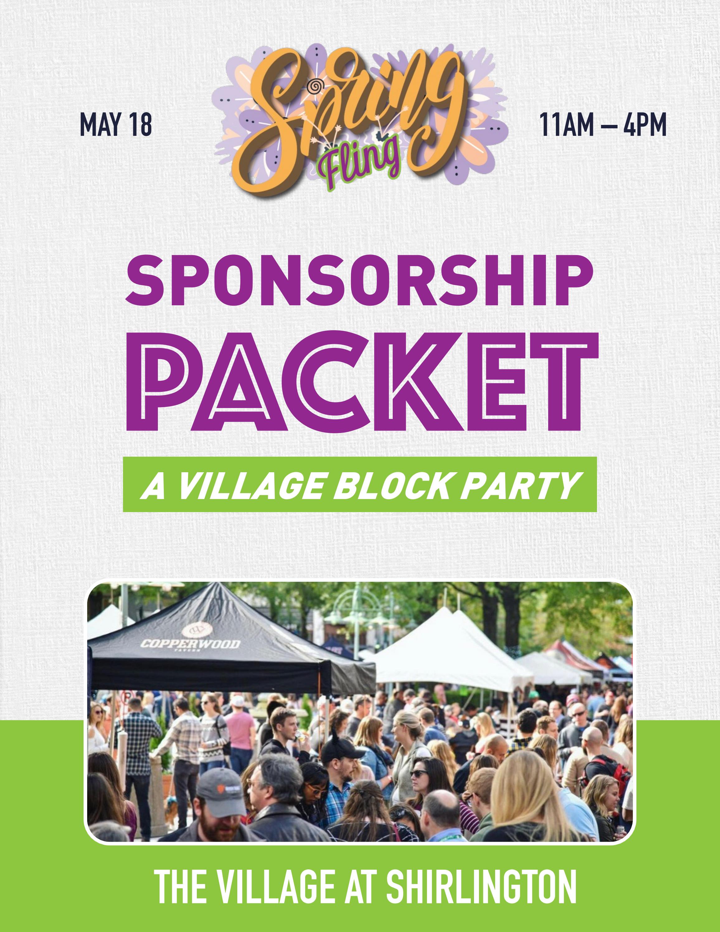 2024 SPRING FLING SPONSORSHIP PACKET by Steven Tricarico - Issuu
