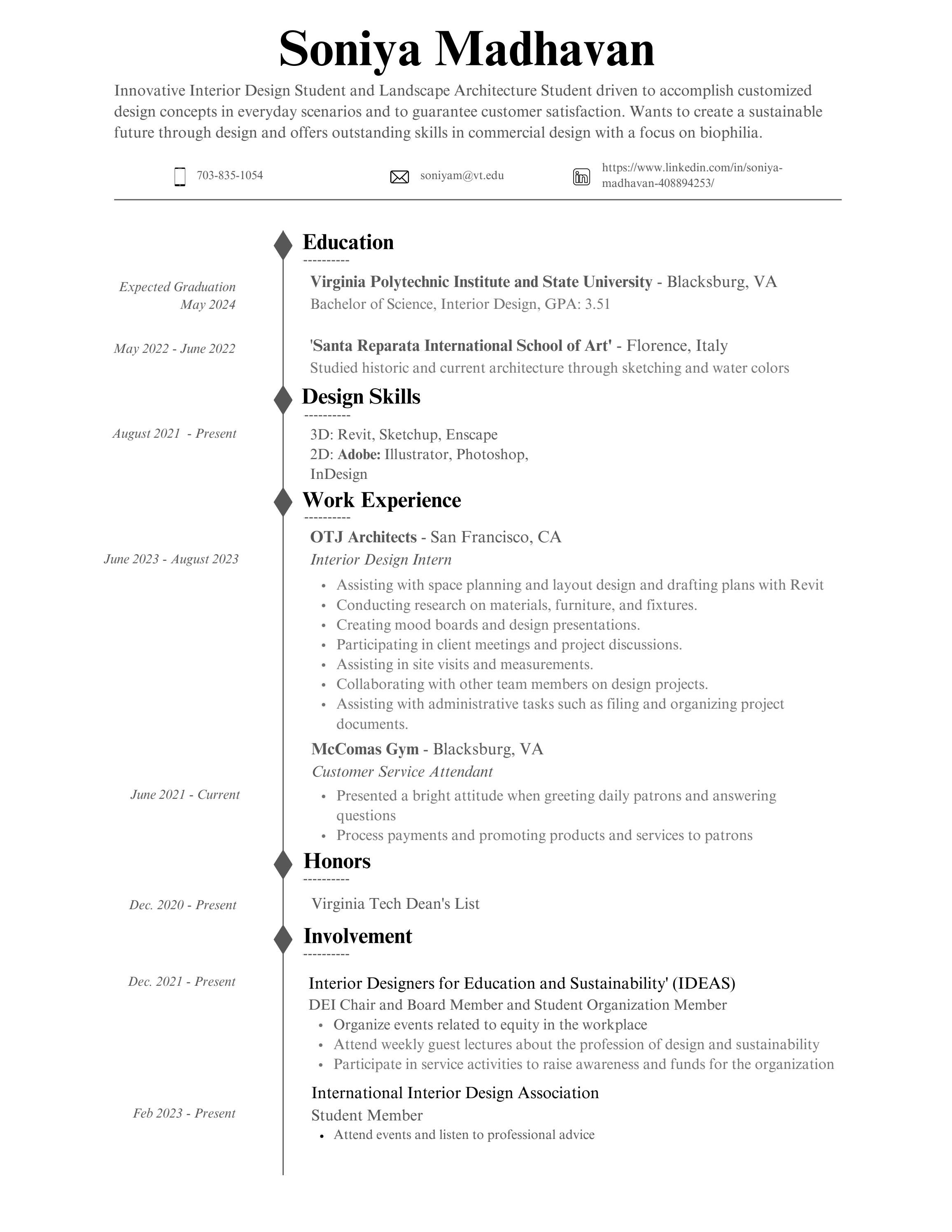 2024 Resume by Soniya Madhavan - Issuu