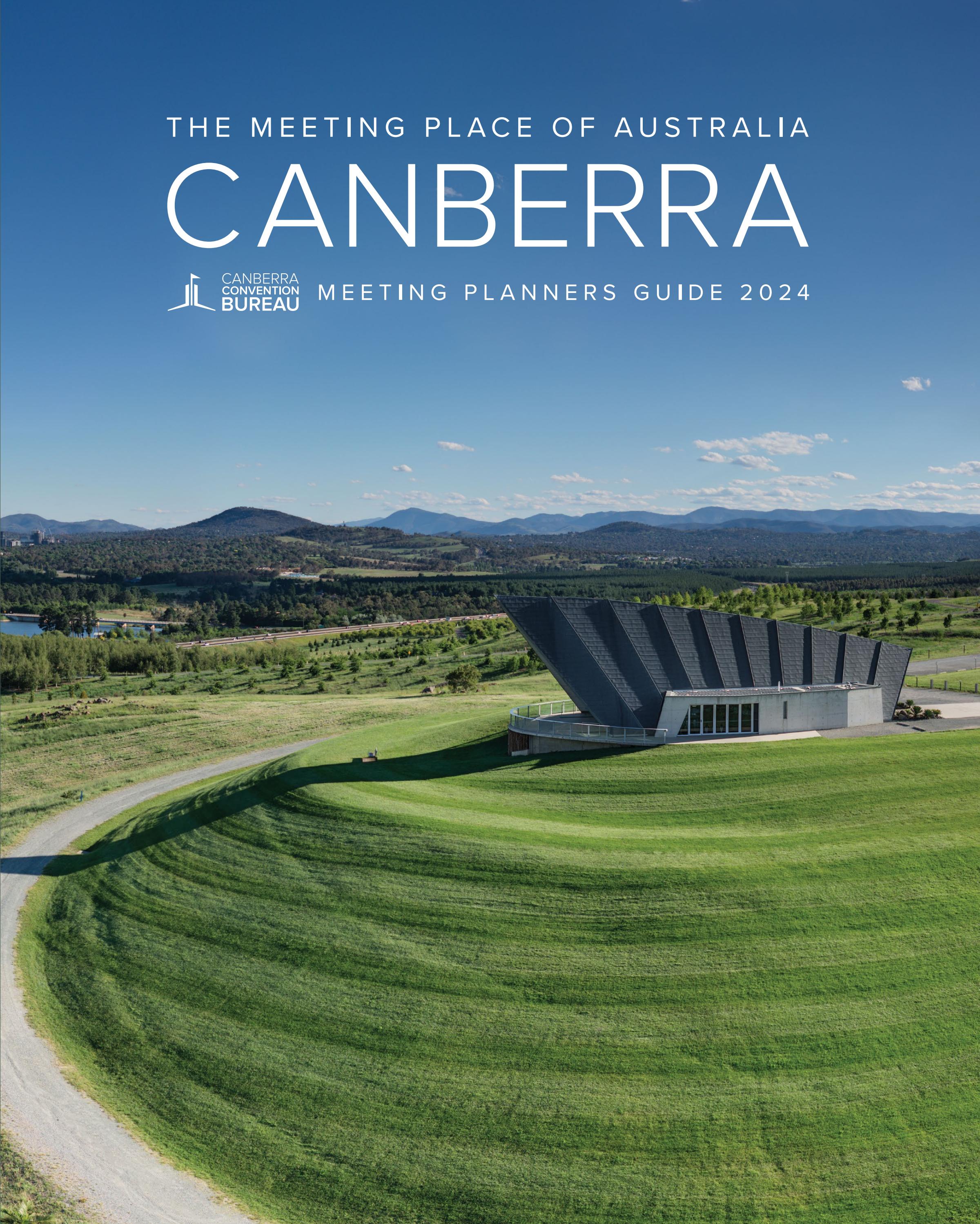 Canberra Meeting Planners Guide 2024 by Canberra Convention Bureau - Issuu