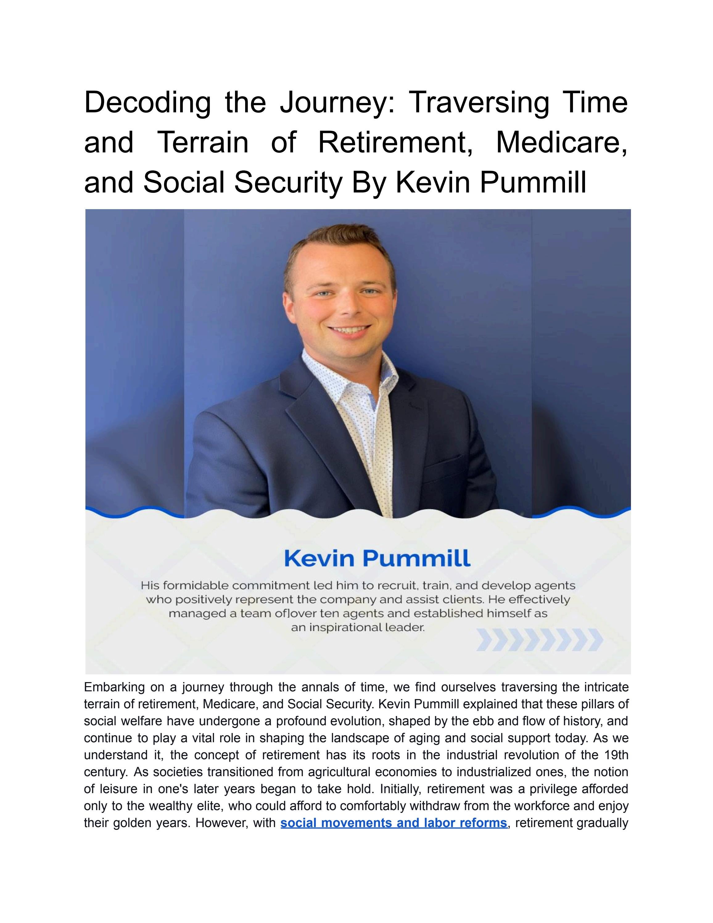 Decoding the Journey: Traversing Time and Terrain of Retirement ...