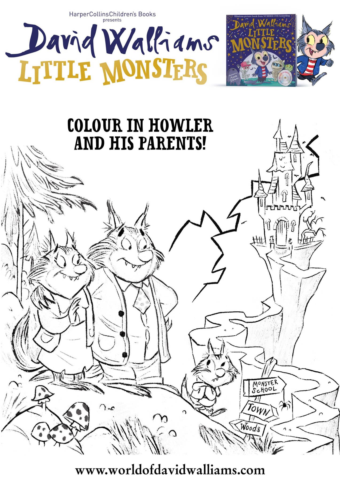 David Walliams Little Monsters Activity Pack by harpercollinschildrens ...