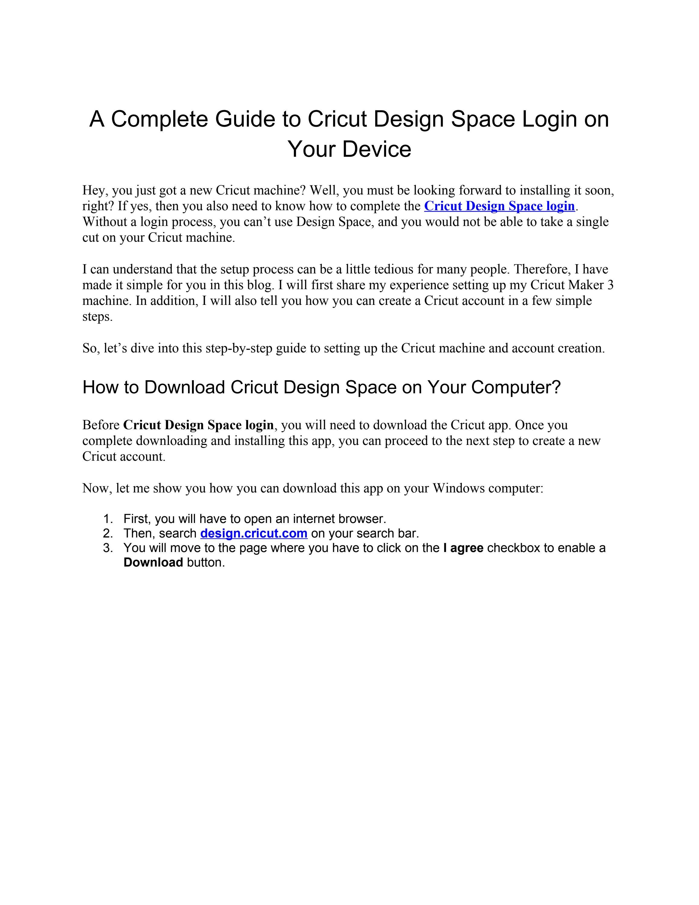 A Complete Guide to Cricut Design Space Login on Your Device by cricut ...