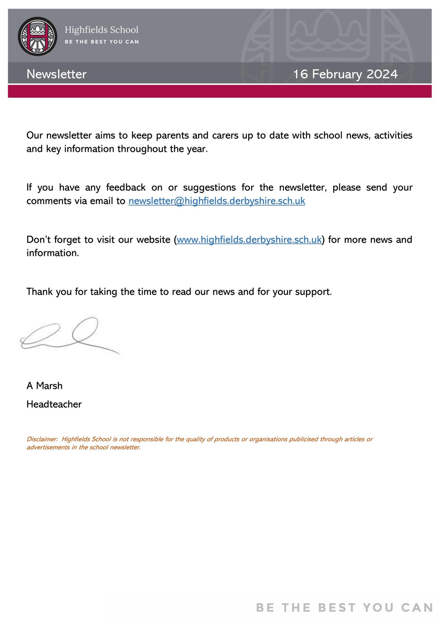 Issue 06 by Highfields School - Issuu