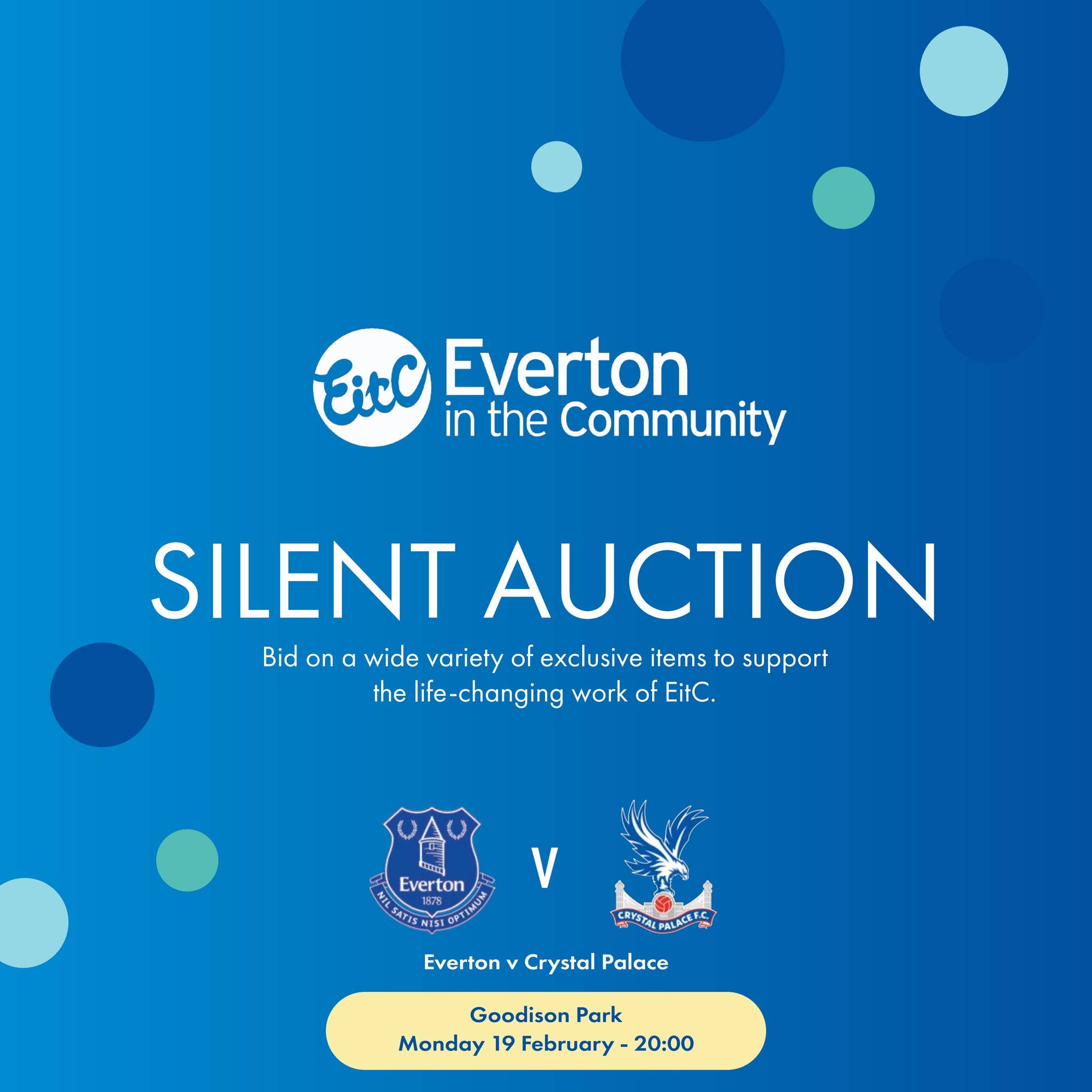 EitC Silent Auction - Everton v Crystal Palace by evertonstadium - Issuu