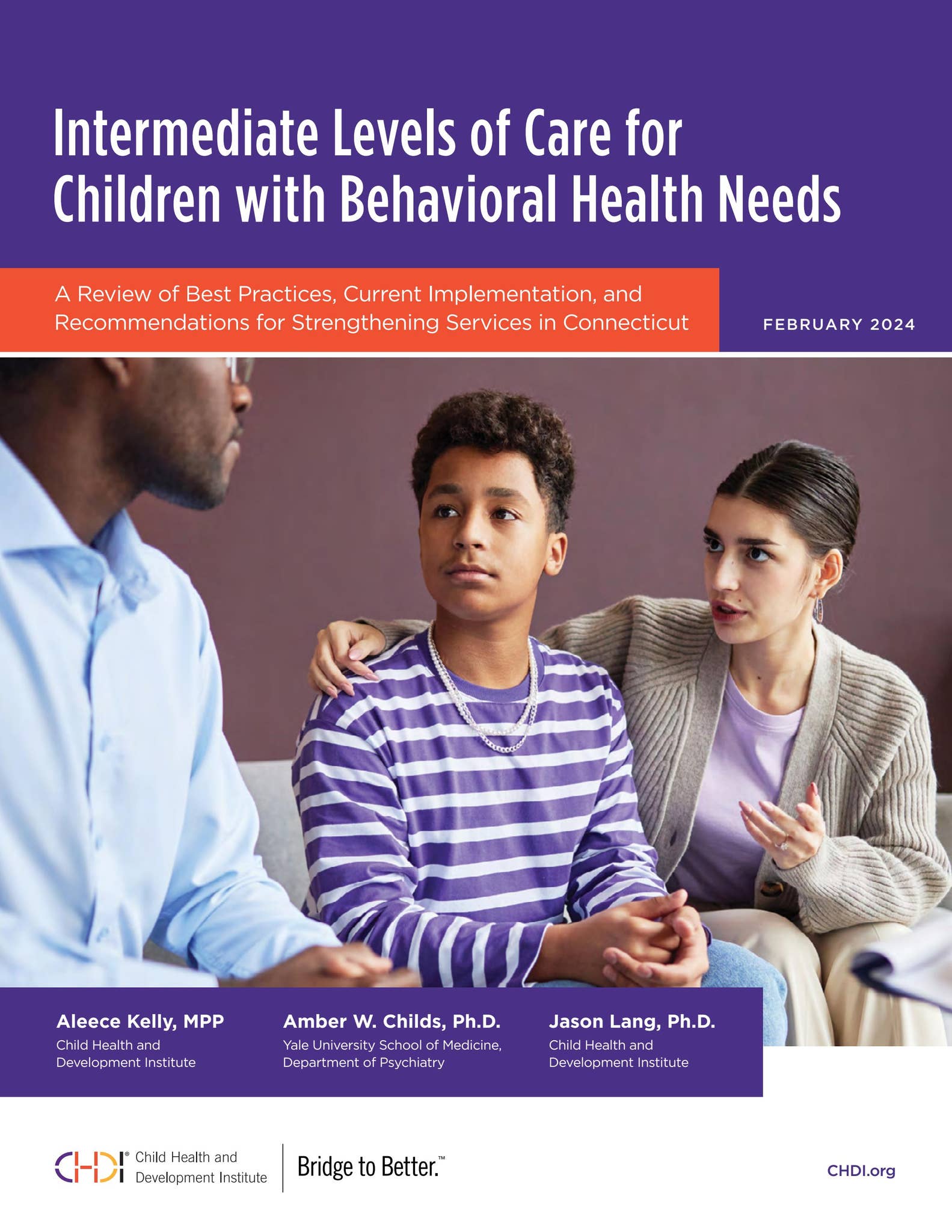 Intermediate Levels of Care for Children with Behavioral Health Needs ...