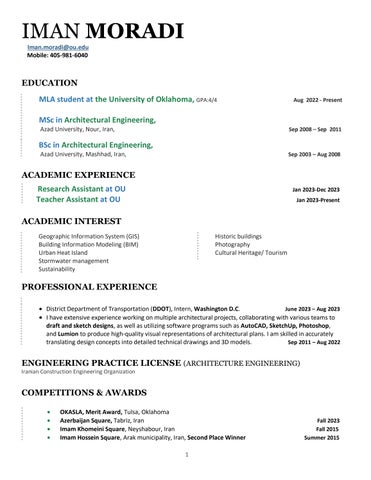 Iman Moradi CV Feb 2024 by Iman-moradi - Issuu