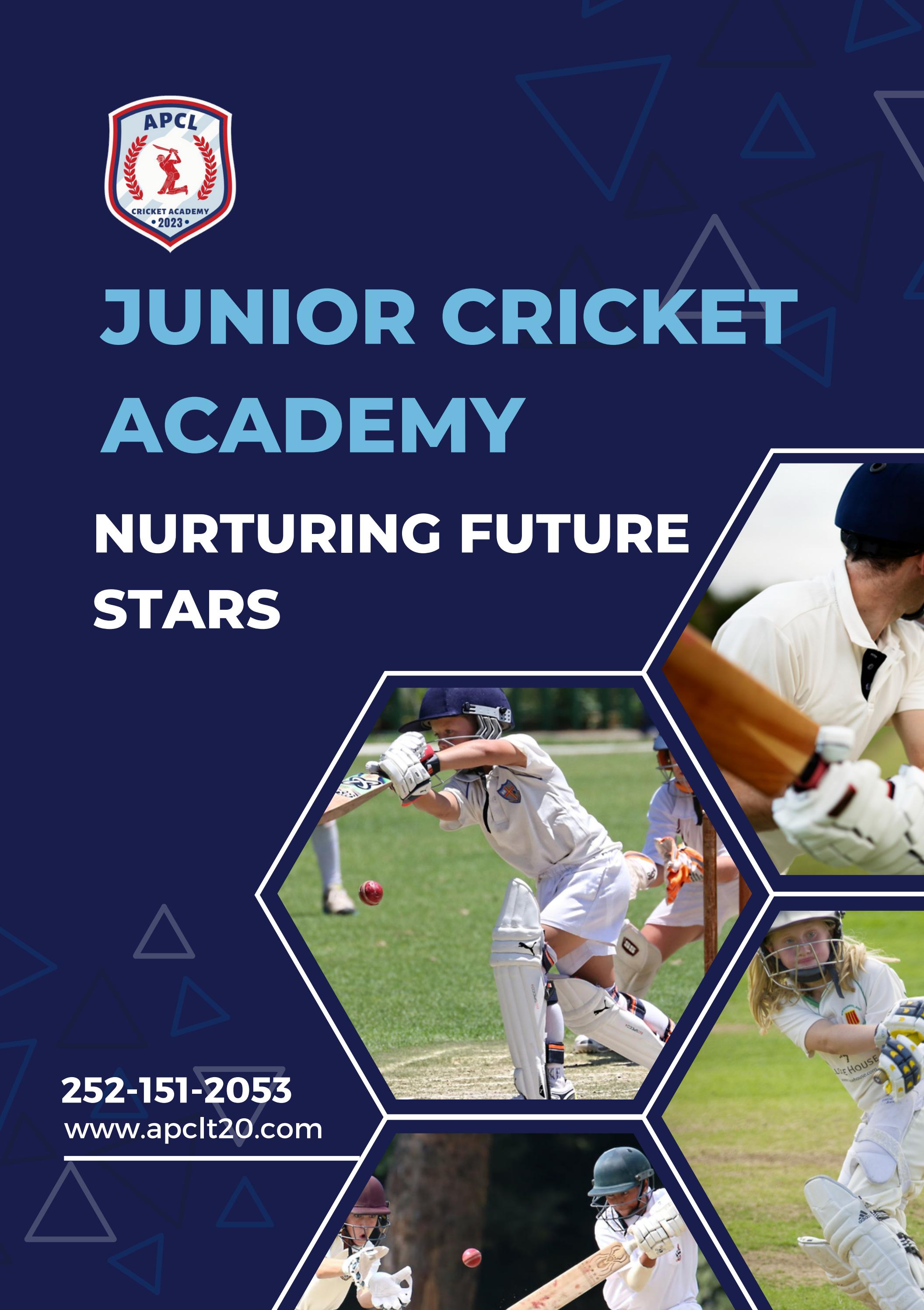 Junior Cricket Academy: Nurturing Future Stars by APCL Academy - Issuu