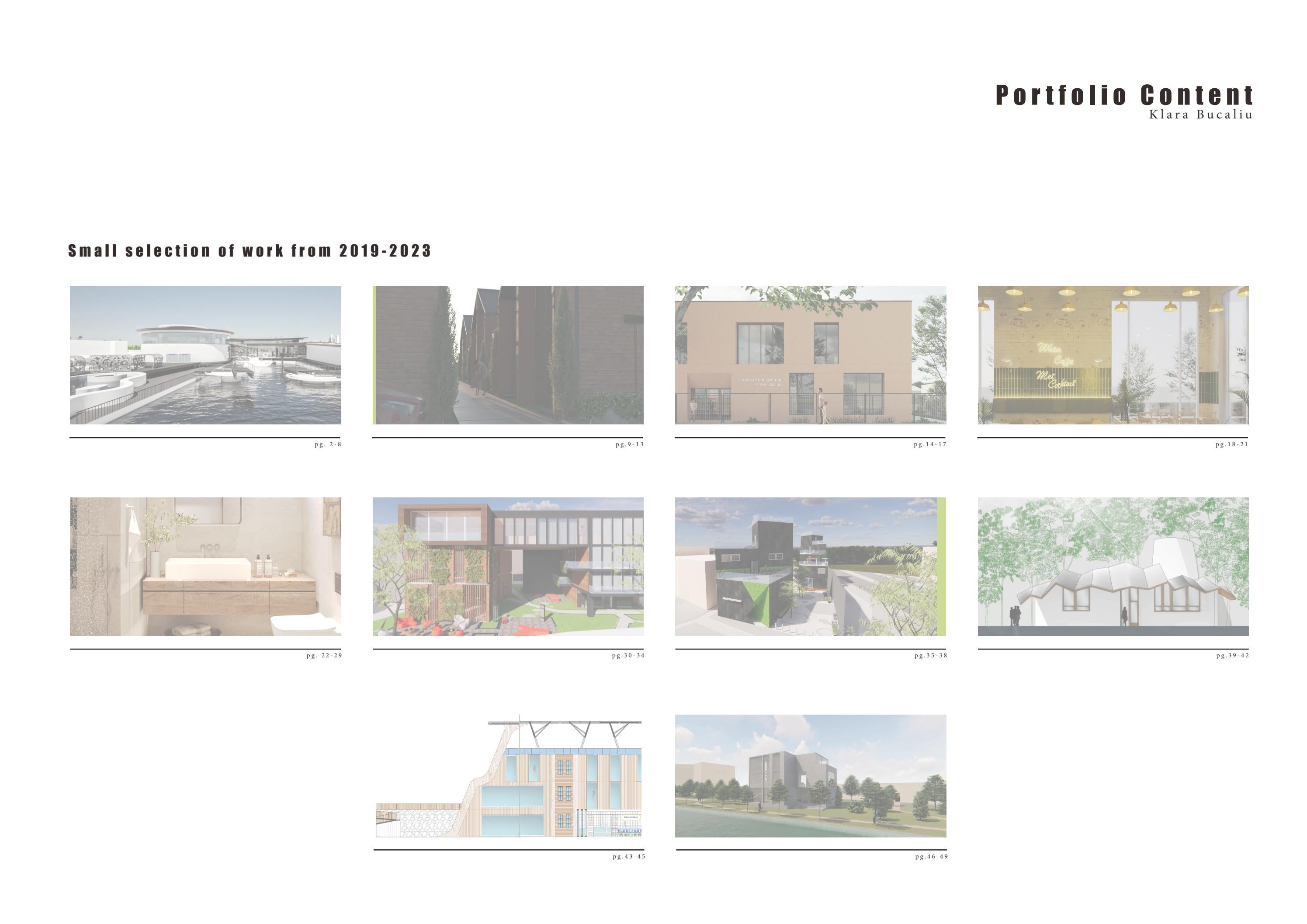 Portfolio Architecture by klarabucaliu - Issuu