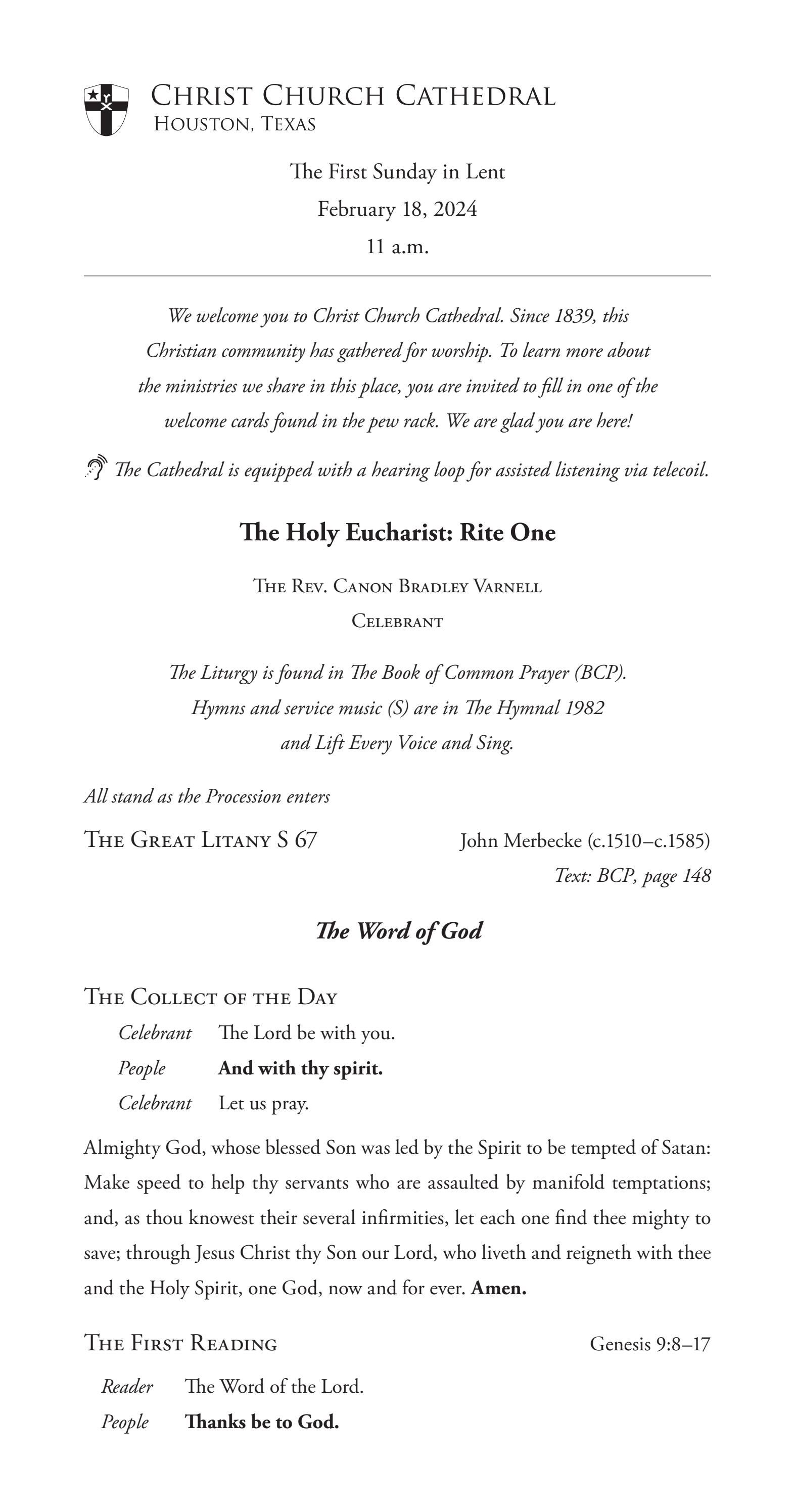 11 am leaflet 2/18/24 by Christ Church Cathedral - Issuu