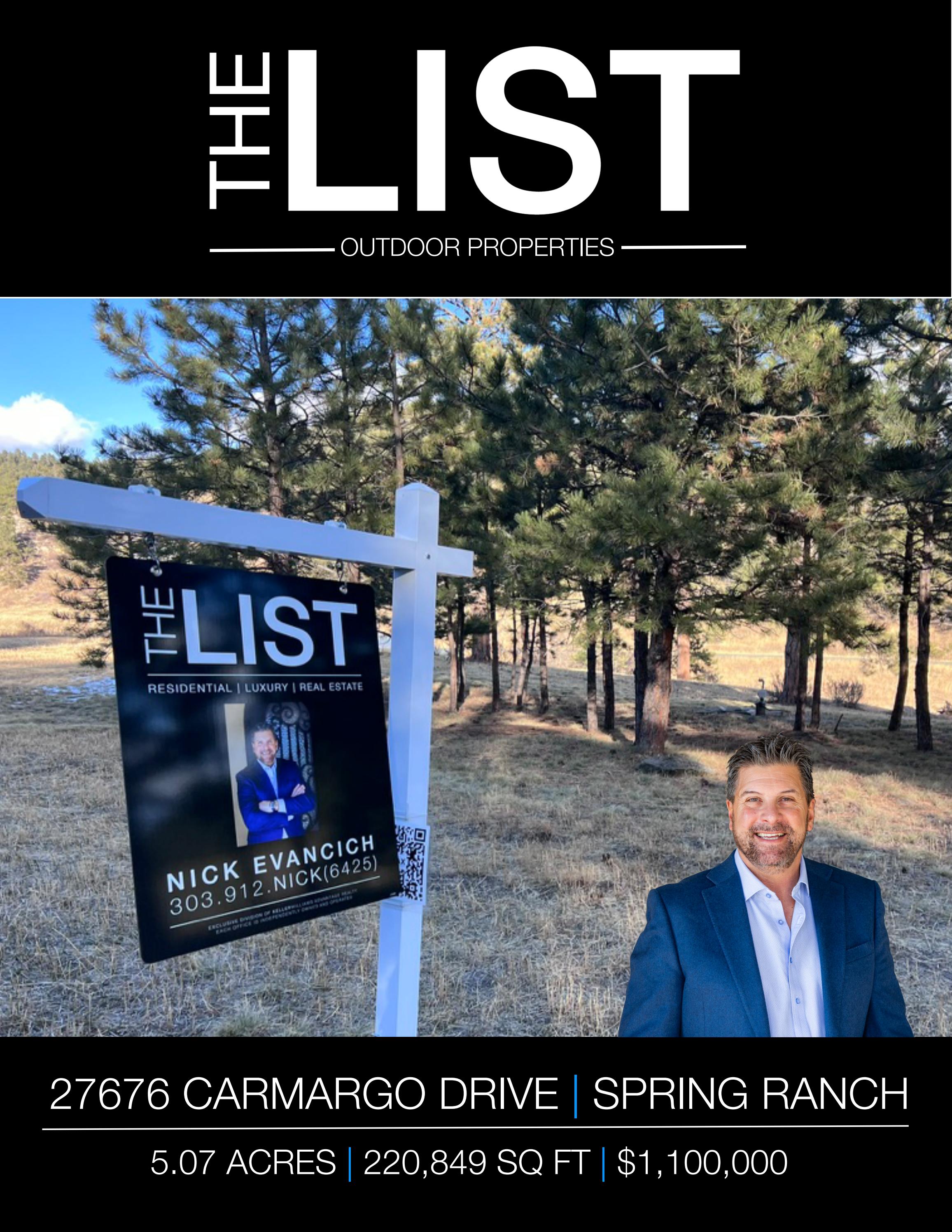 27676 CAMARGO DRIVE | GOLDEN | SPRING RANCH by THE LIST | Exclusive ...