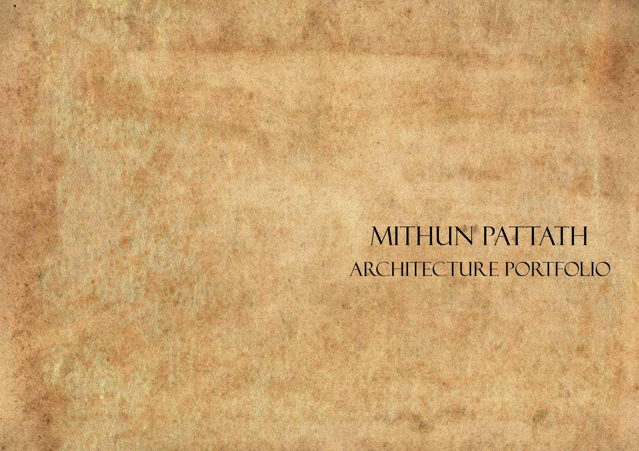 Design Portfolio - Mithun Pattath by Mithun Pattath - Issuu