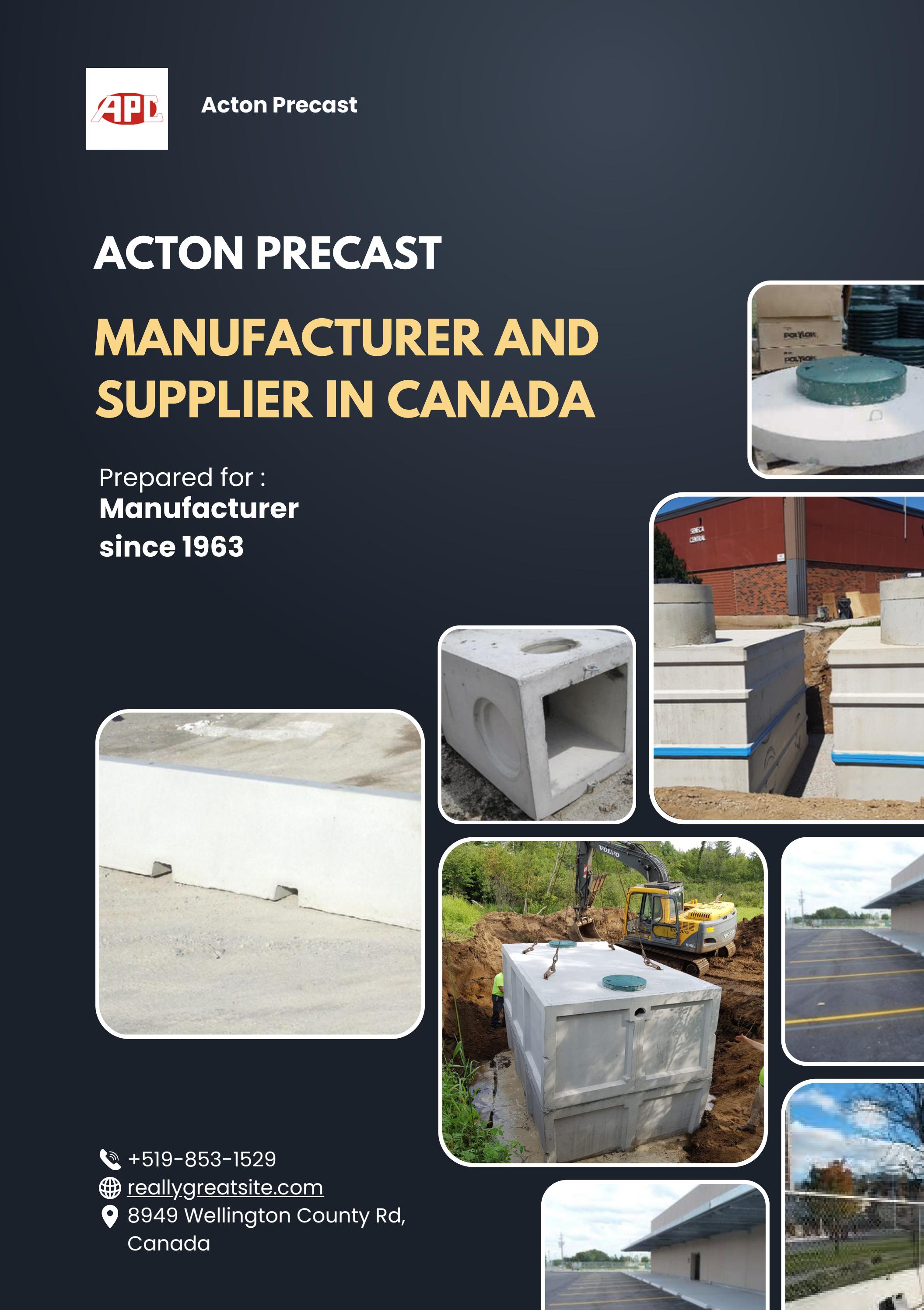 Providing High-Quality Precast Concrete Products in Ontario by APC ...