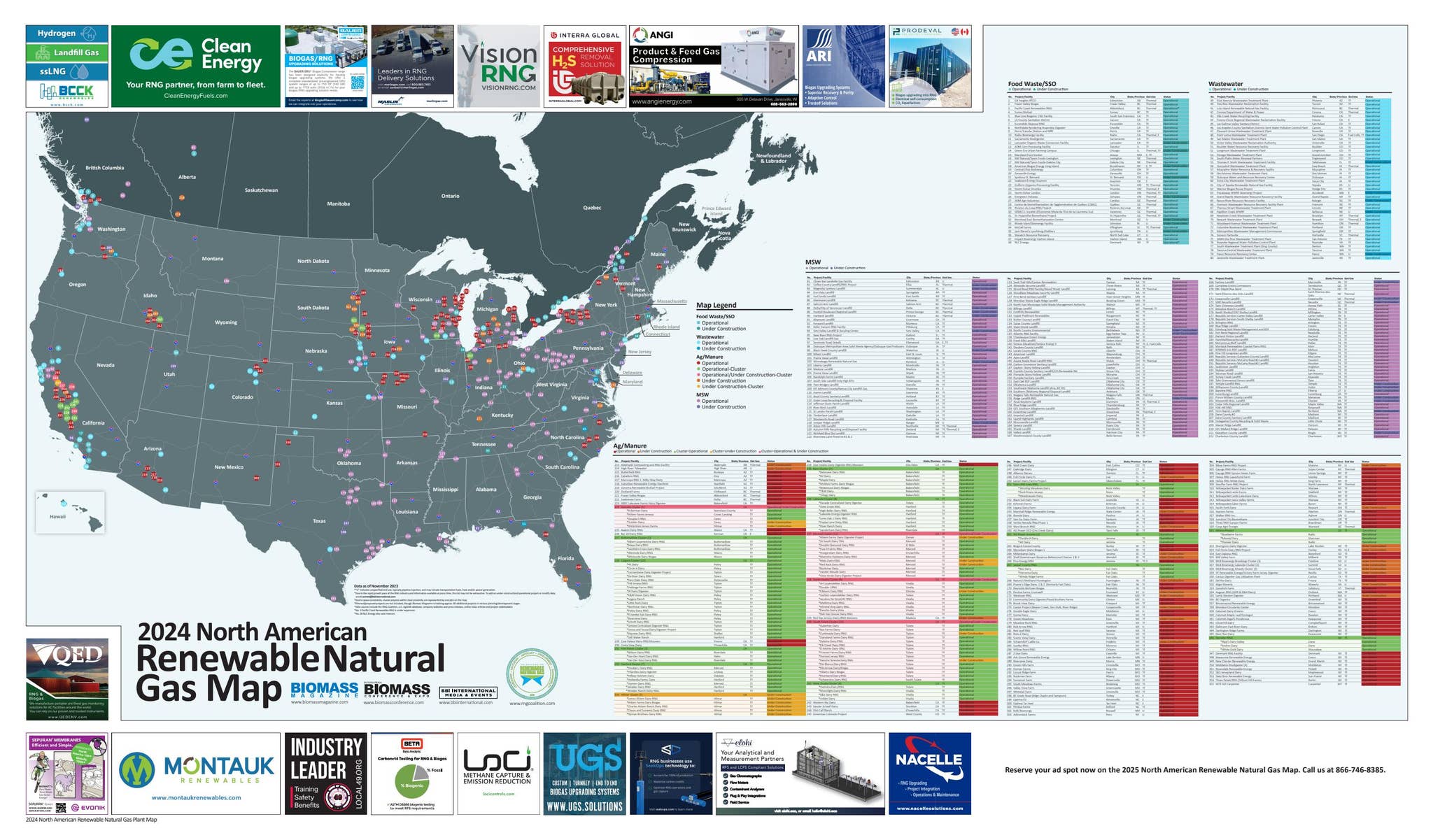 2024 North American Renewable Natural Gas Map by BBI International - Issuu