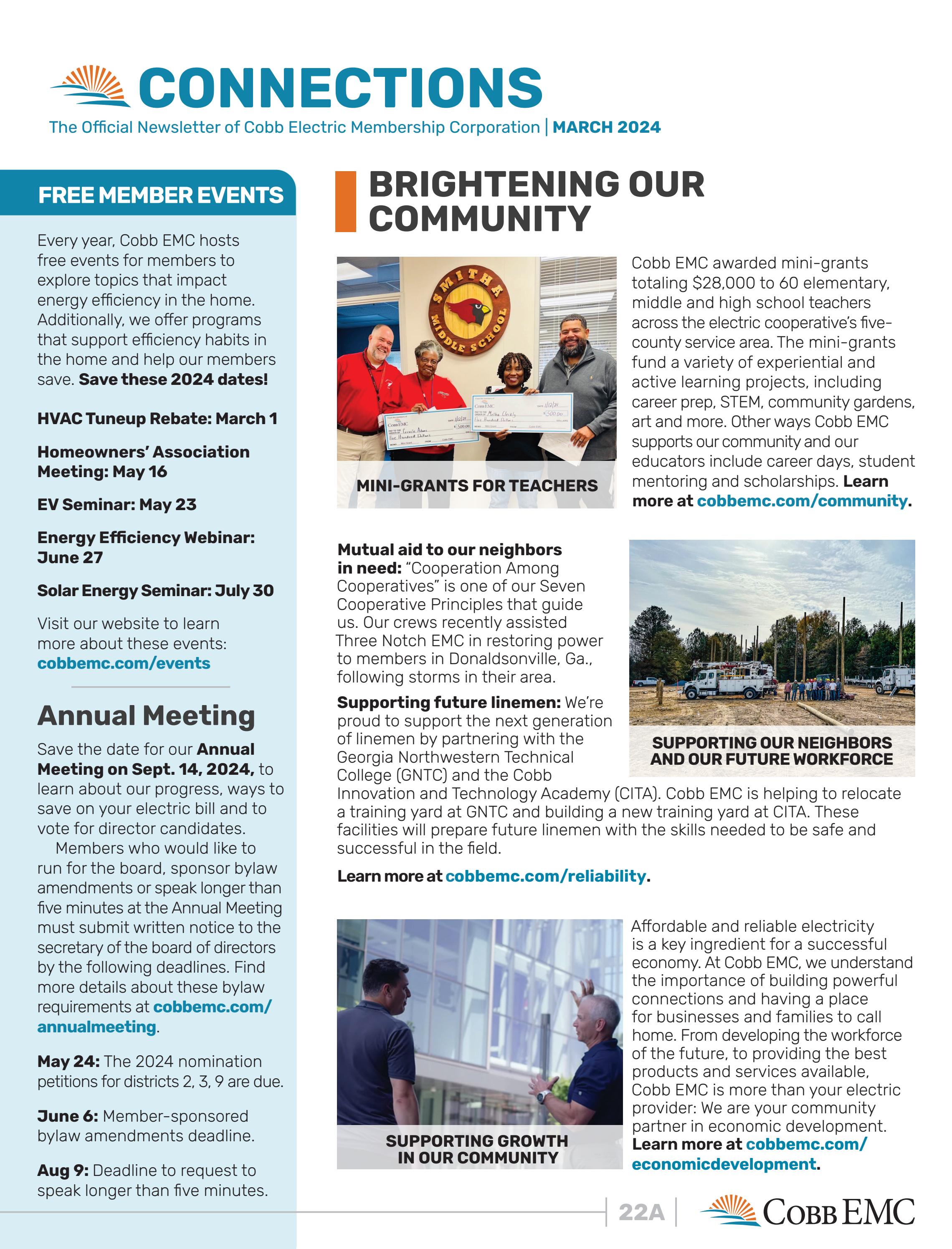 March 2024 Connections Newsletter by Cobb EMC - Issuu