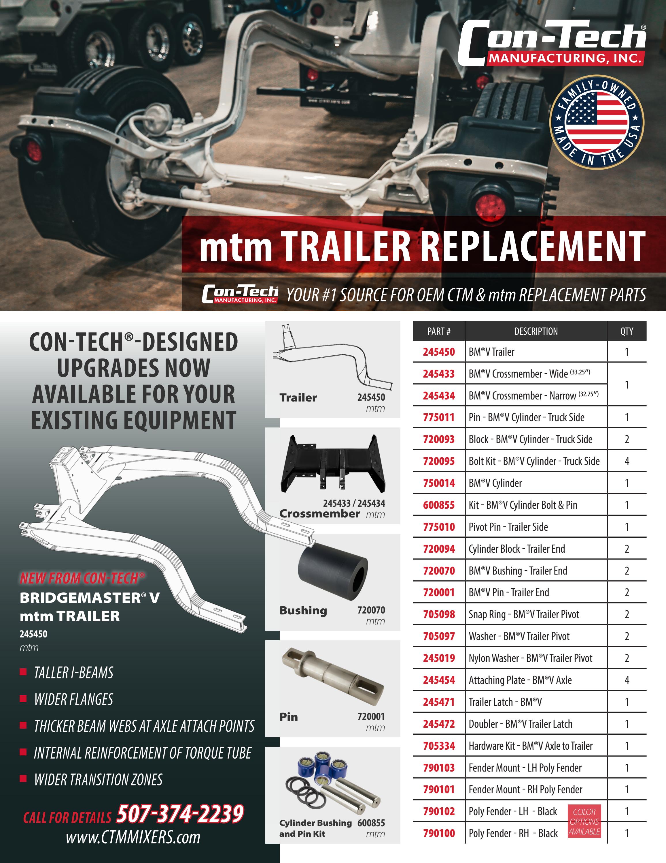 mtm Trailer Replacement by ctmmixers - Issuu