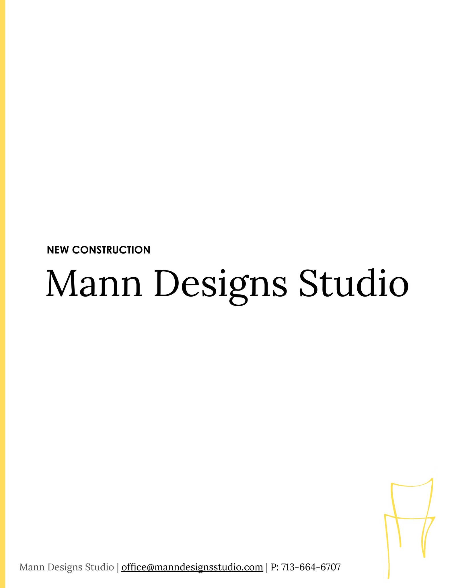 Mann Designs New Construction Packet by manndesignsstudiodiscovery - Issuu