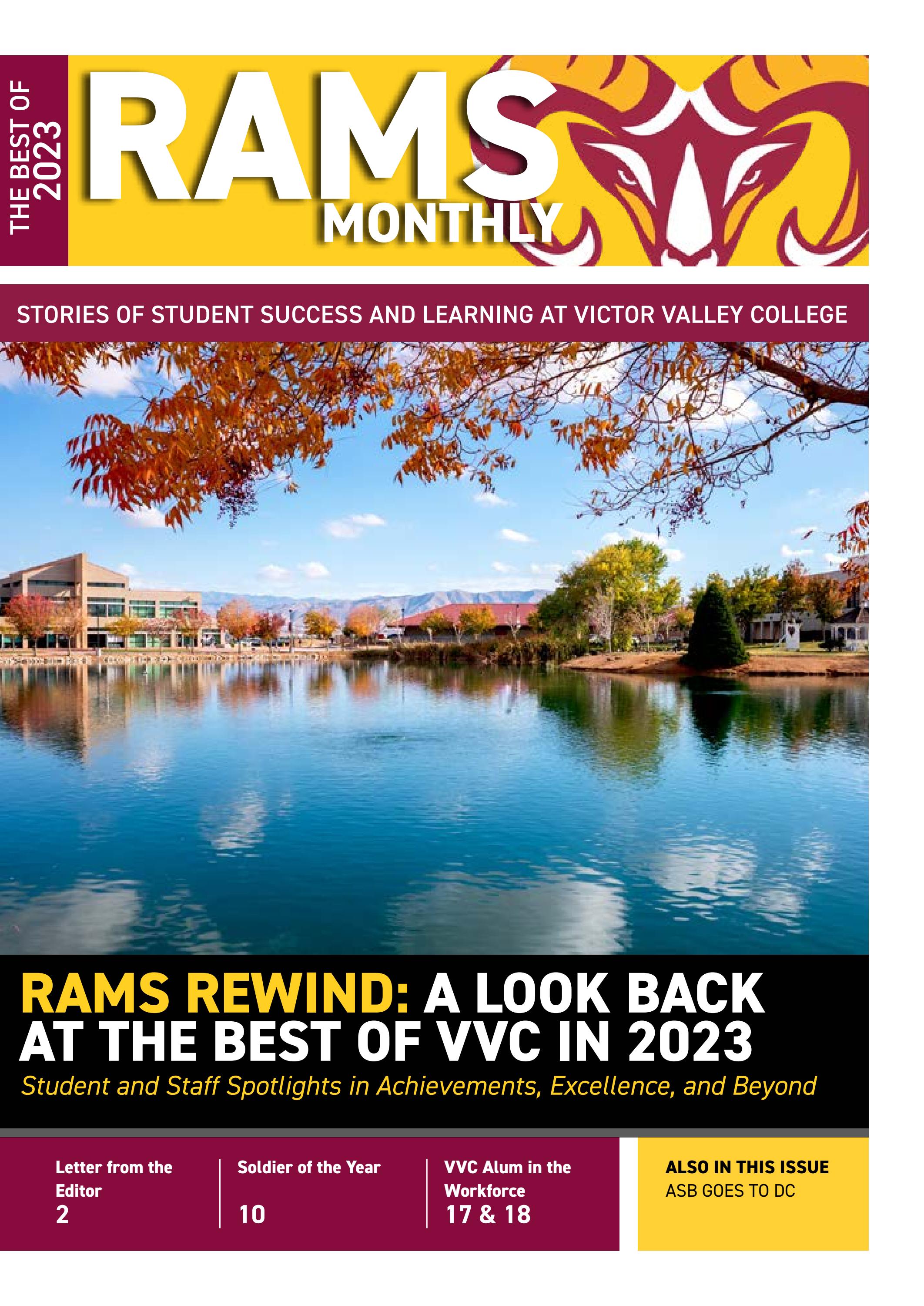 RAMS Rewind: Best of VVC in 2023 by Victor Valley College - Issuu