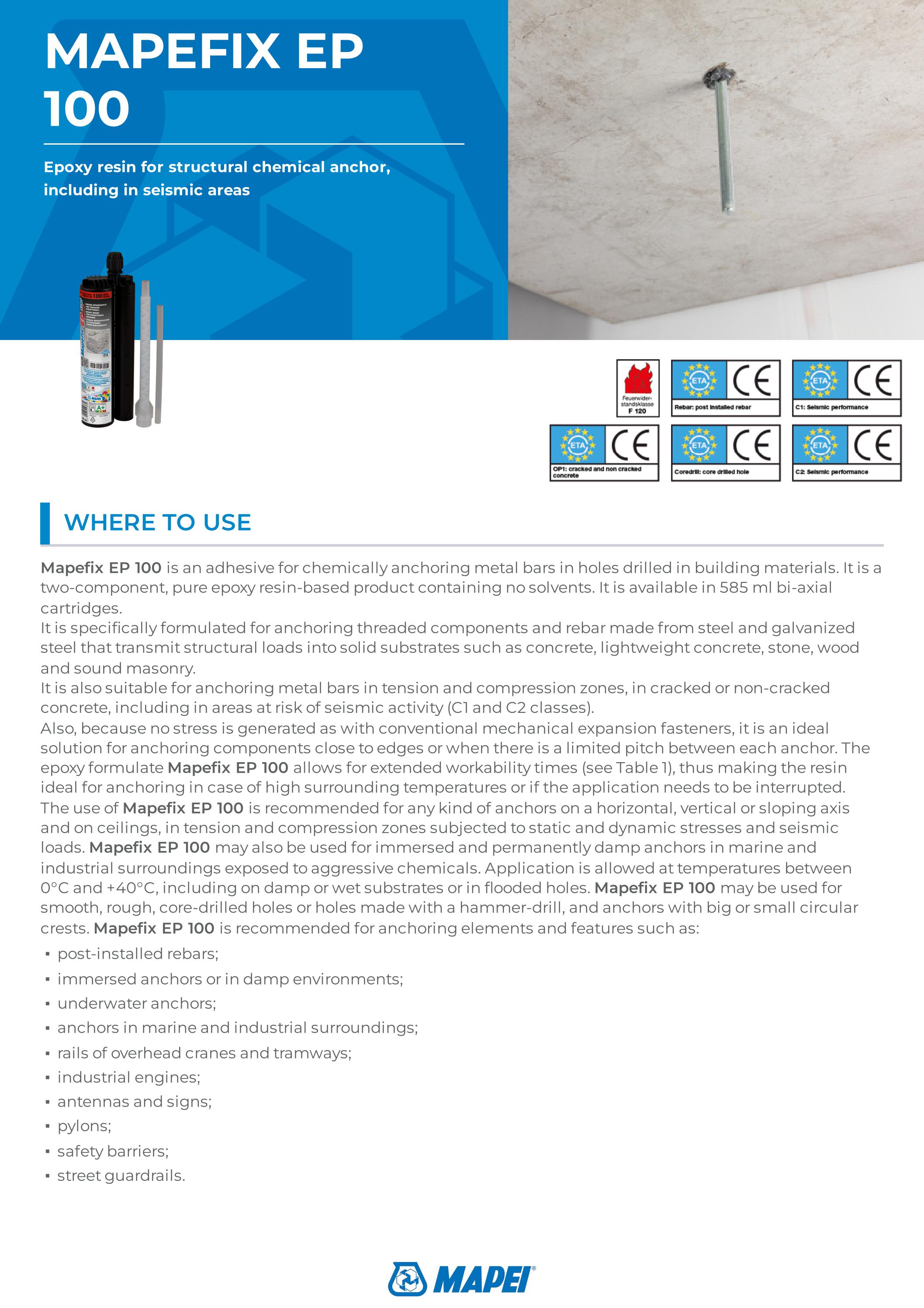 MAPEFIX EP 100 by Tilemall - Issuu