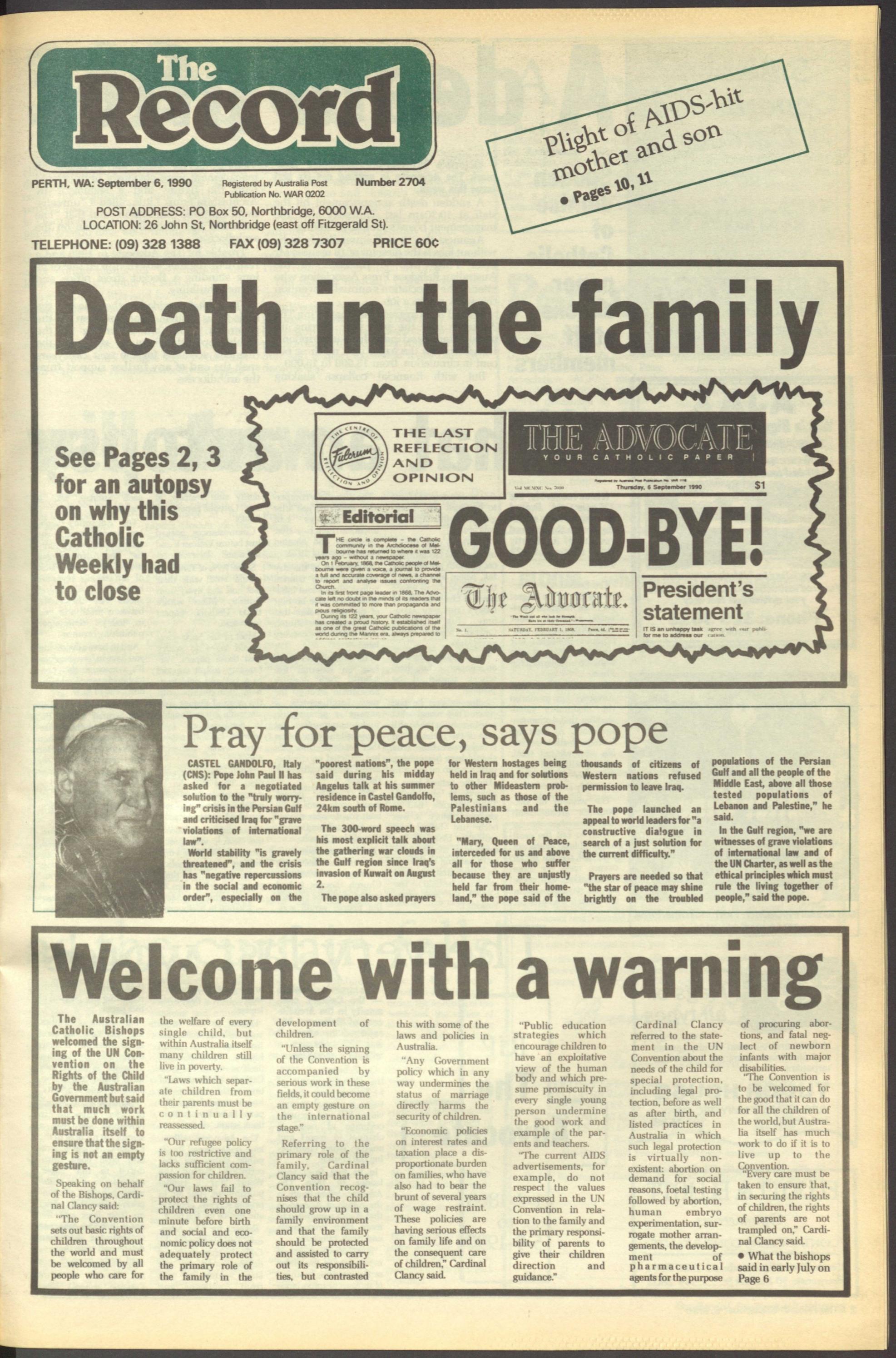 The Record Newspaper 06 September 1990 by The Record - Issuu