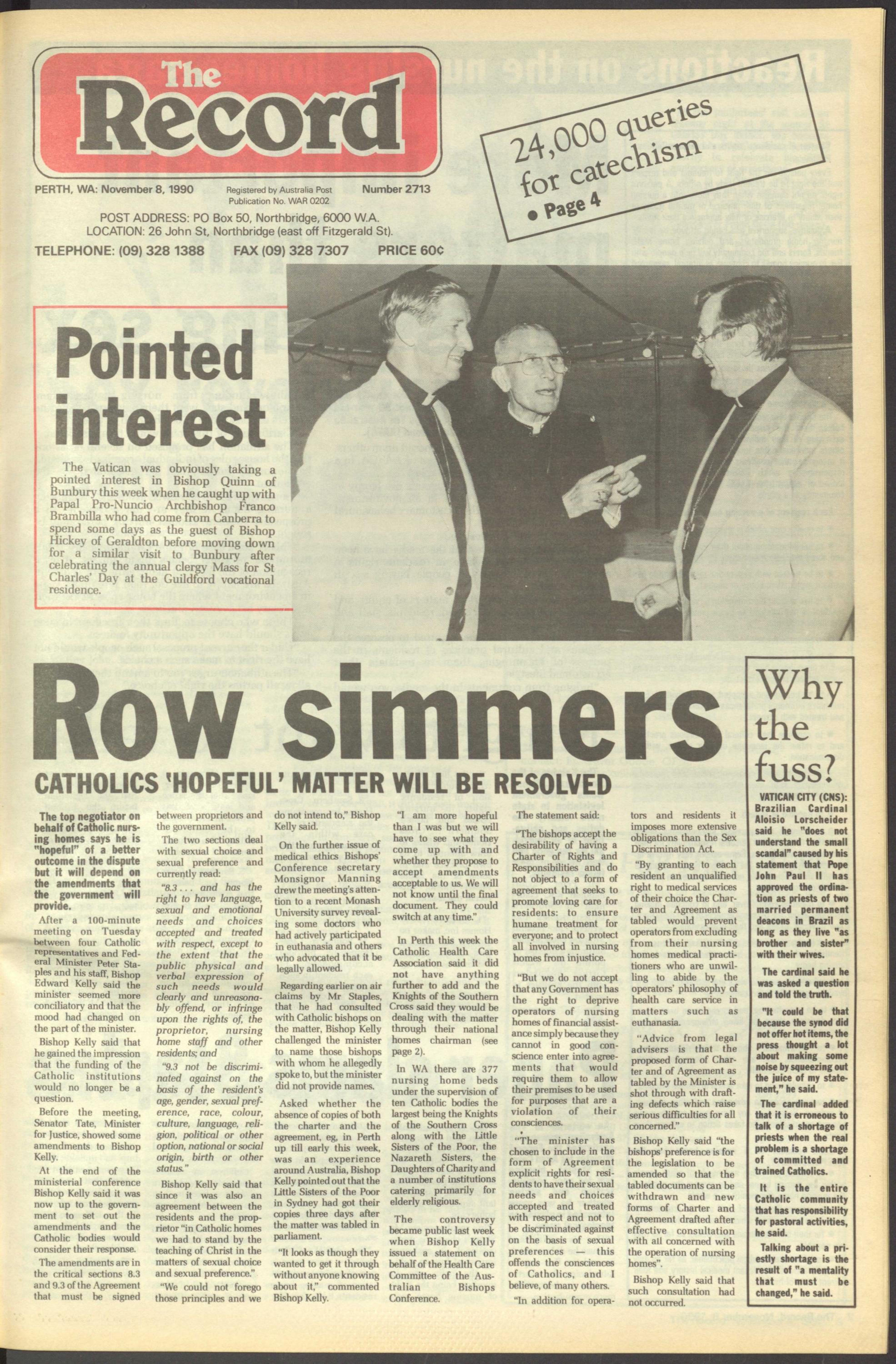 The Record Newspaper 08 November 1990 by The Record - Issuu