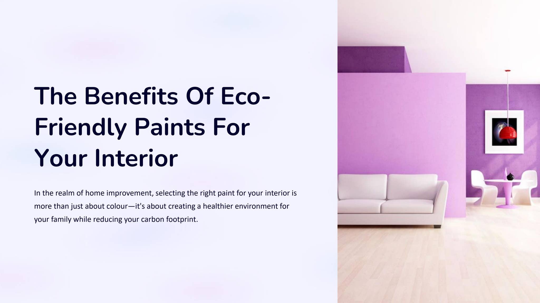The Benefits Of Eco-Friendly Paints For Your Interior by australian ...