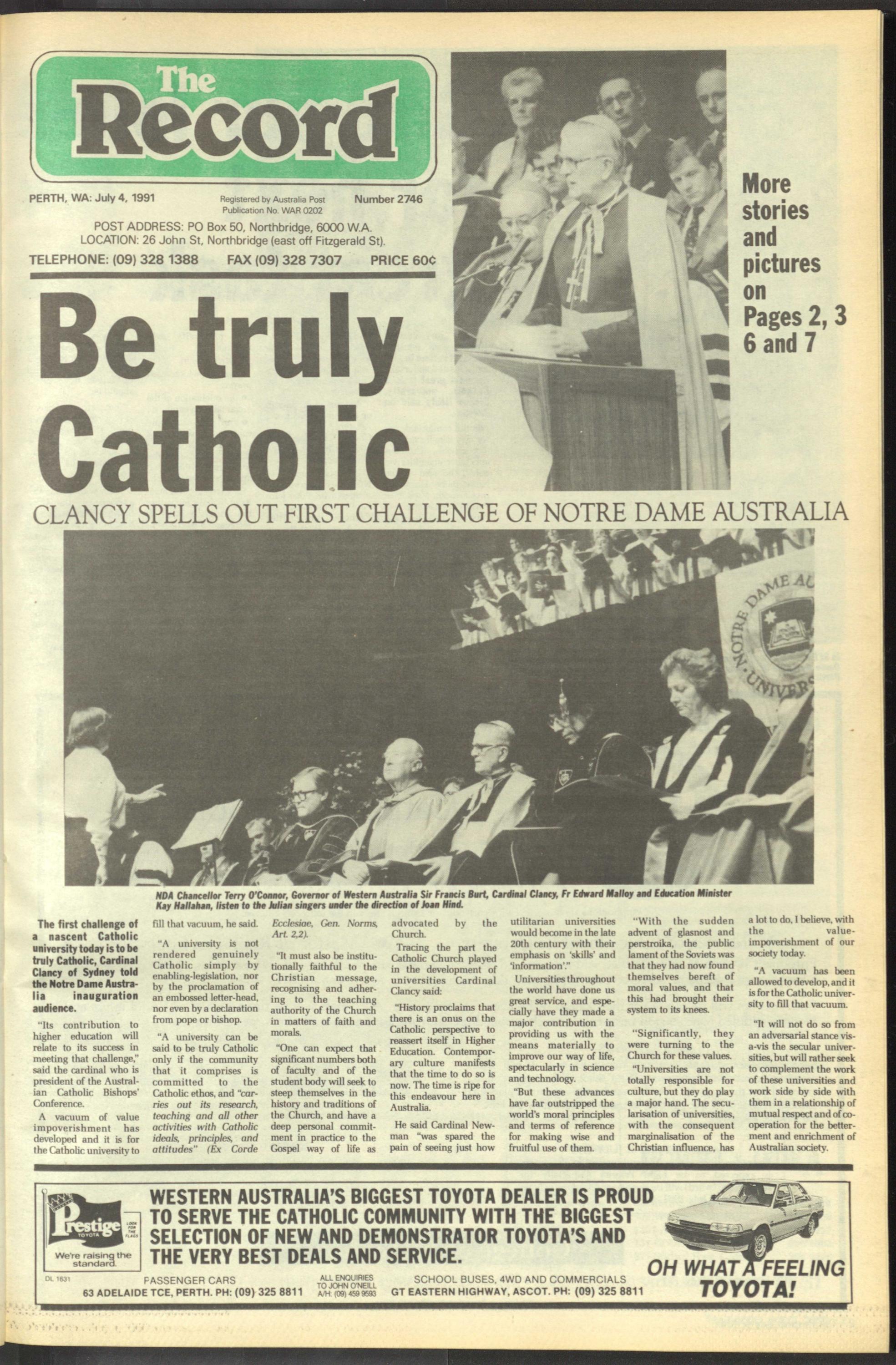 The Record Newspaper 04 July 1991 by The Record - Issuu