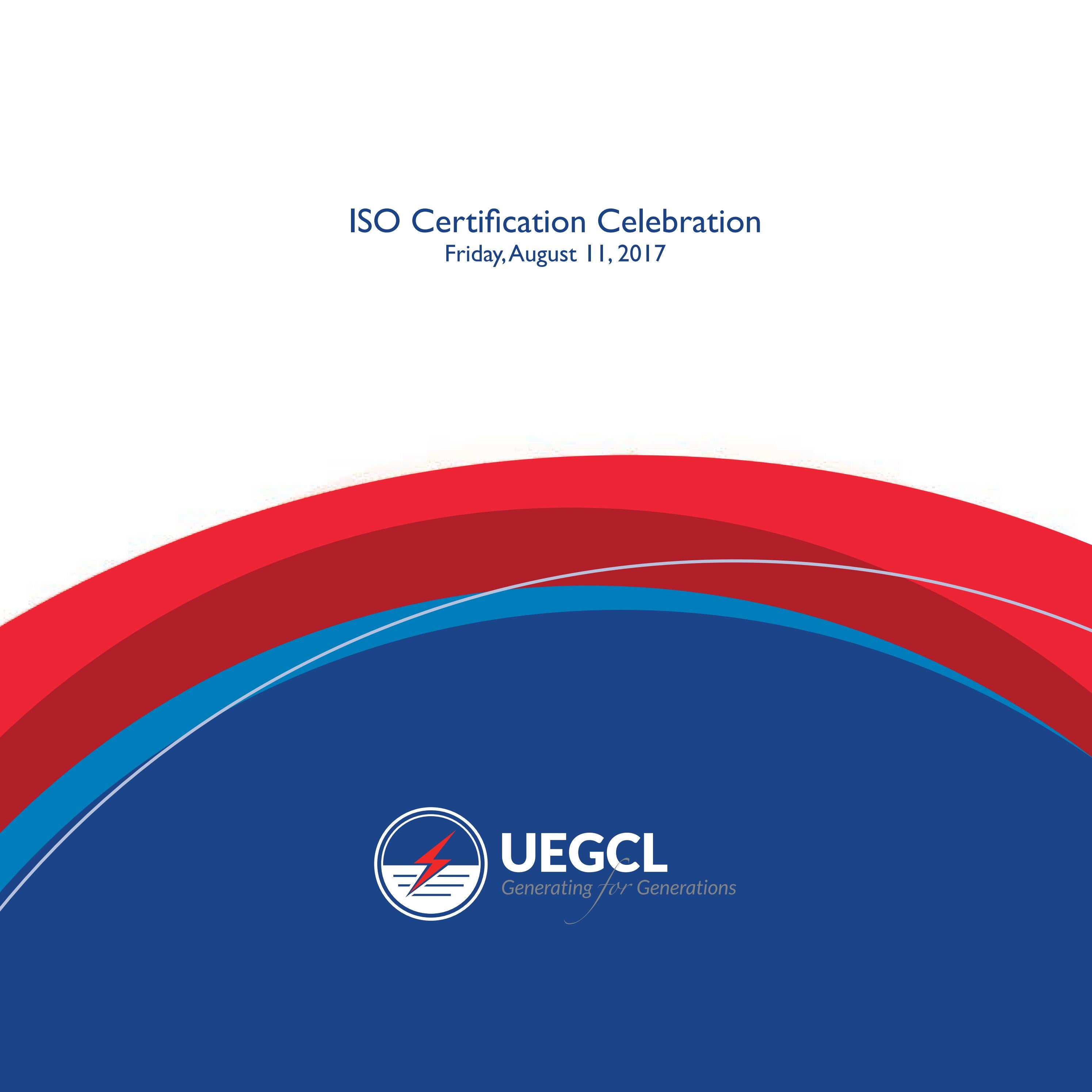 Uganda Electricity Generation Company Limited ISO Certification Event ...