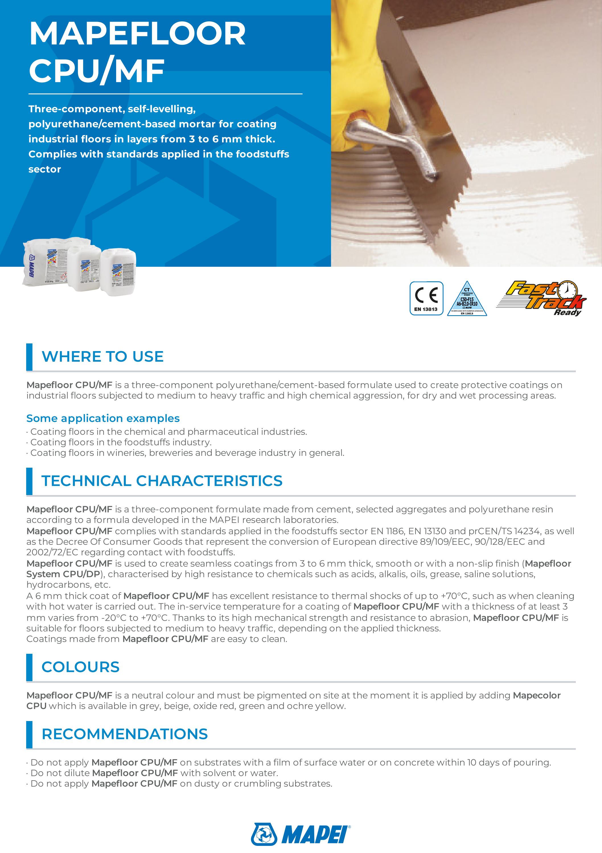 MAPEFLOOR CPU/MF by Tilemall - Issuu