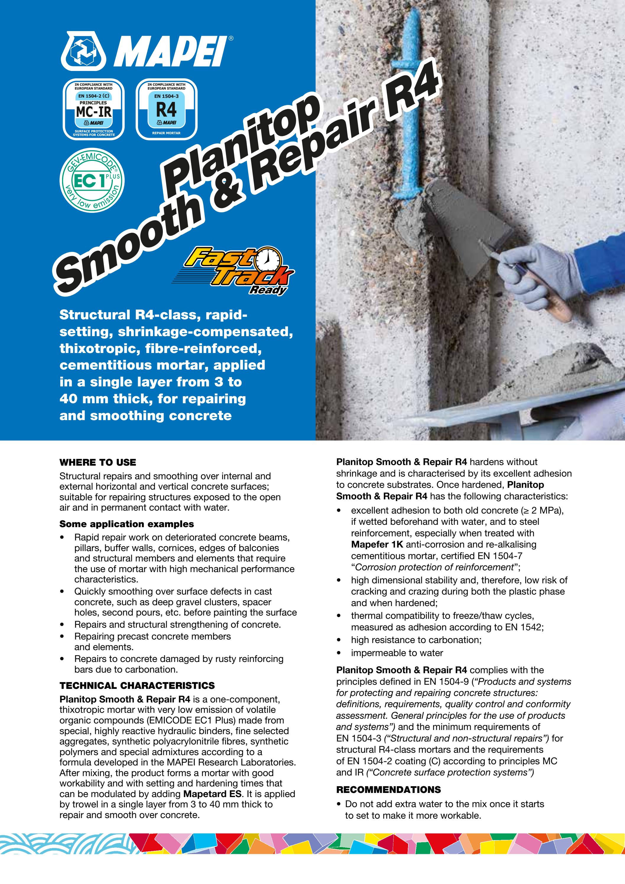 PLANITOP SMOOTH & REPAIR R4 by Tilemall - Issuu
