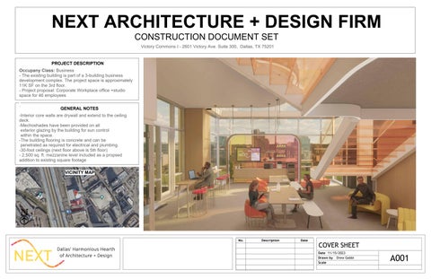 NEXT: Construction Document Set by Drew Gobbi - Issuu