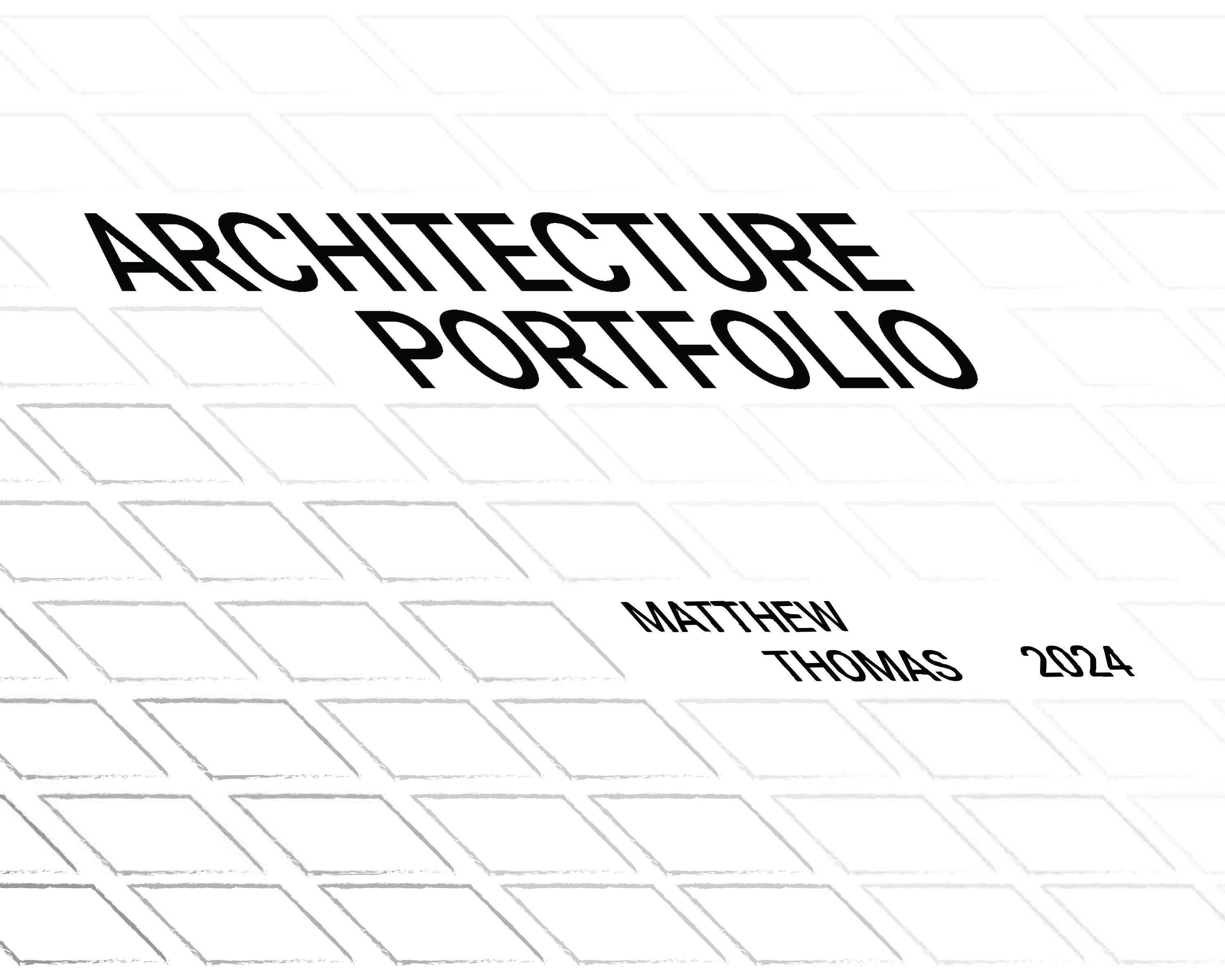 Matthew Thomas Portfolio 2024 by MatthewThomasDesign - Issuu