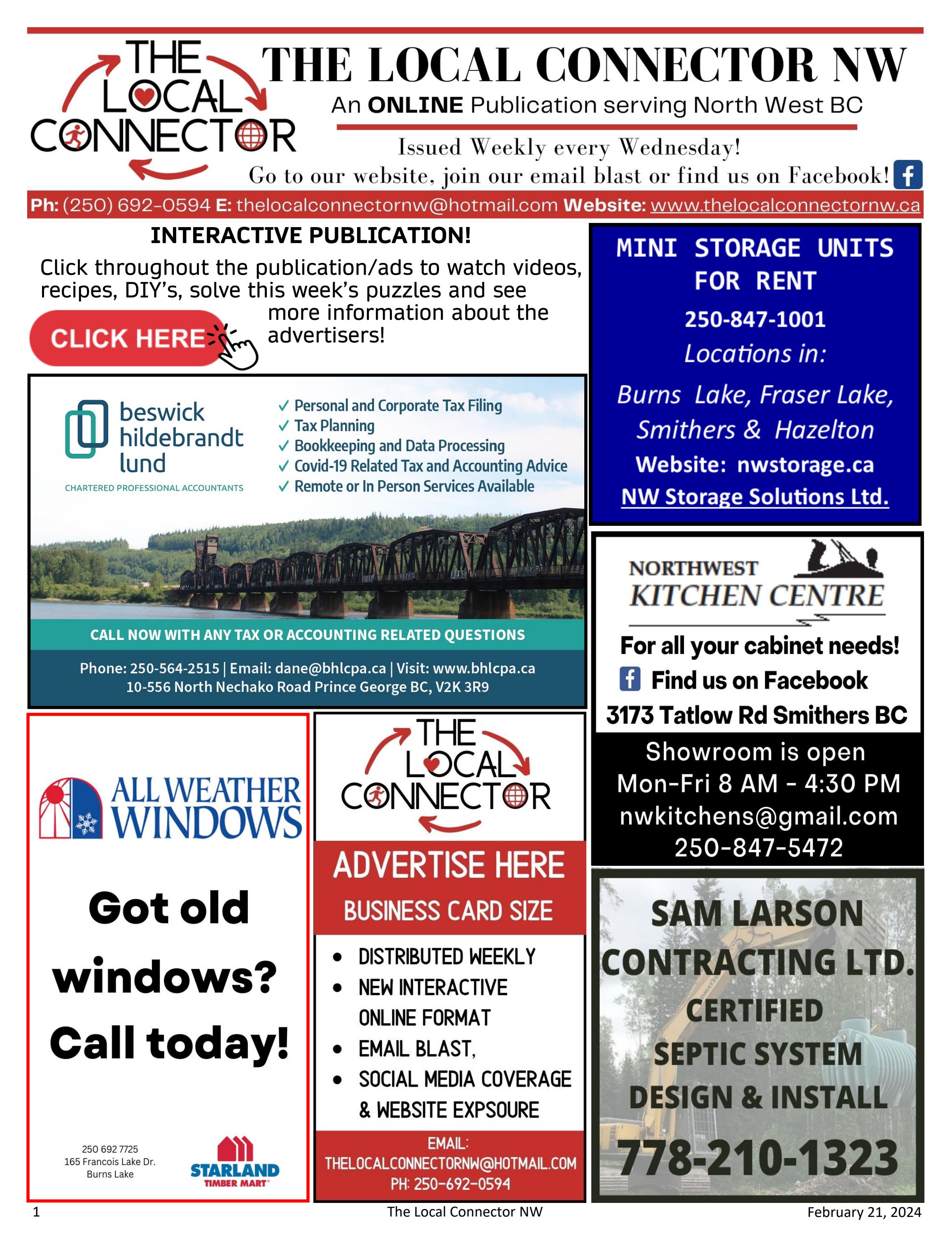 The Local Connector NW February 21, 2024 by thelocalconnectornw - Issuu