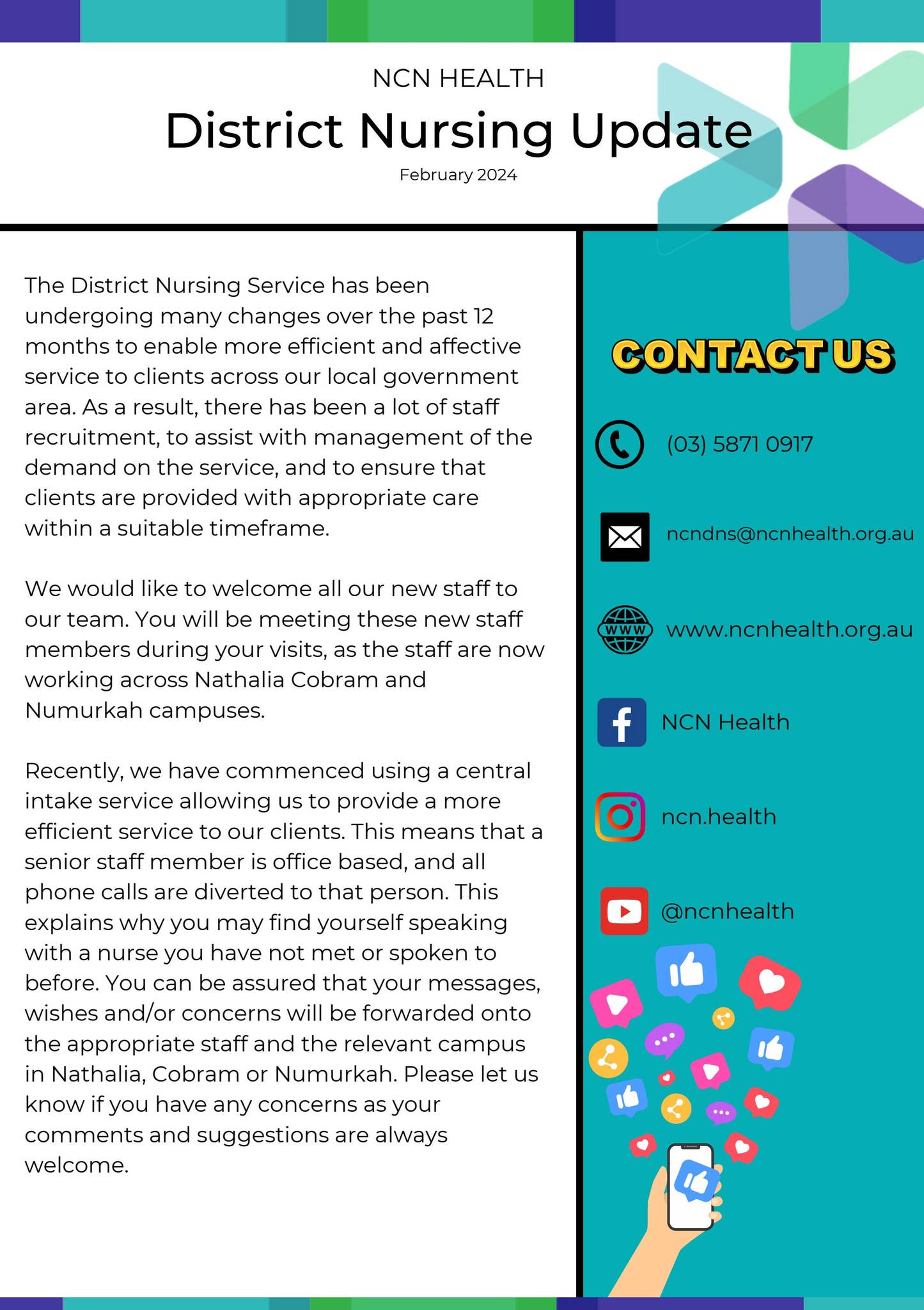 NCN Health District Nursing Newsletter February 2024 by ...