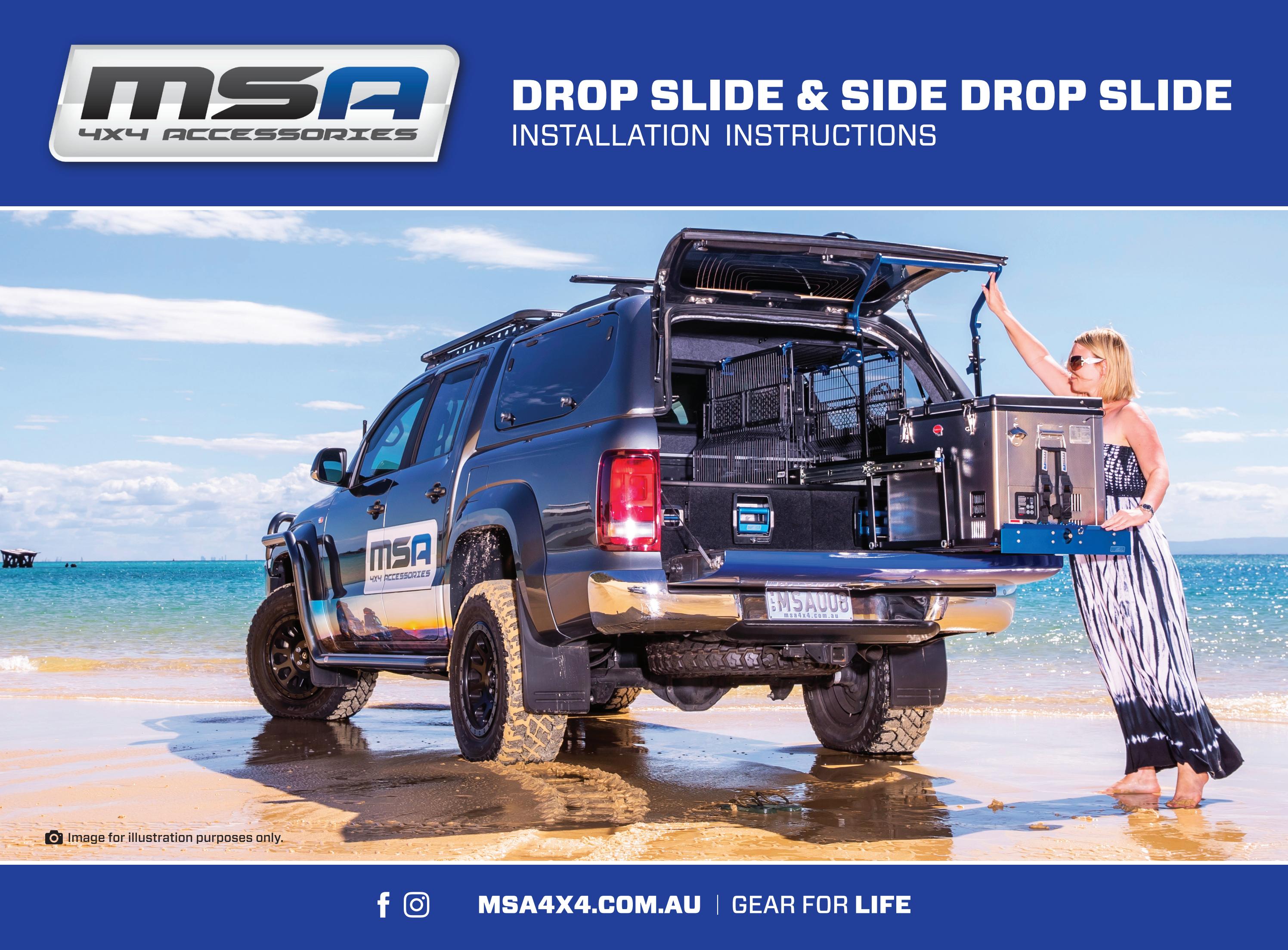 MSA Drop Slide & Side Drop Slide Install Guide by MSAMarketing - Issuu