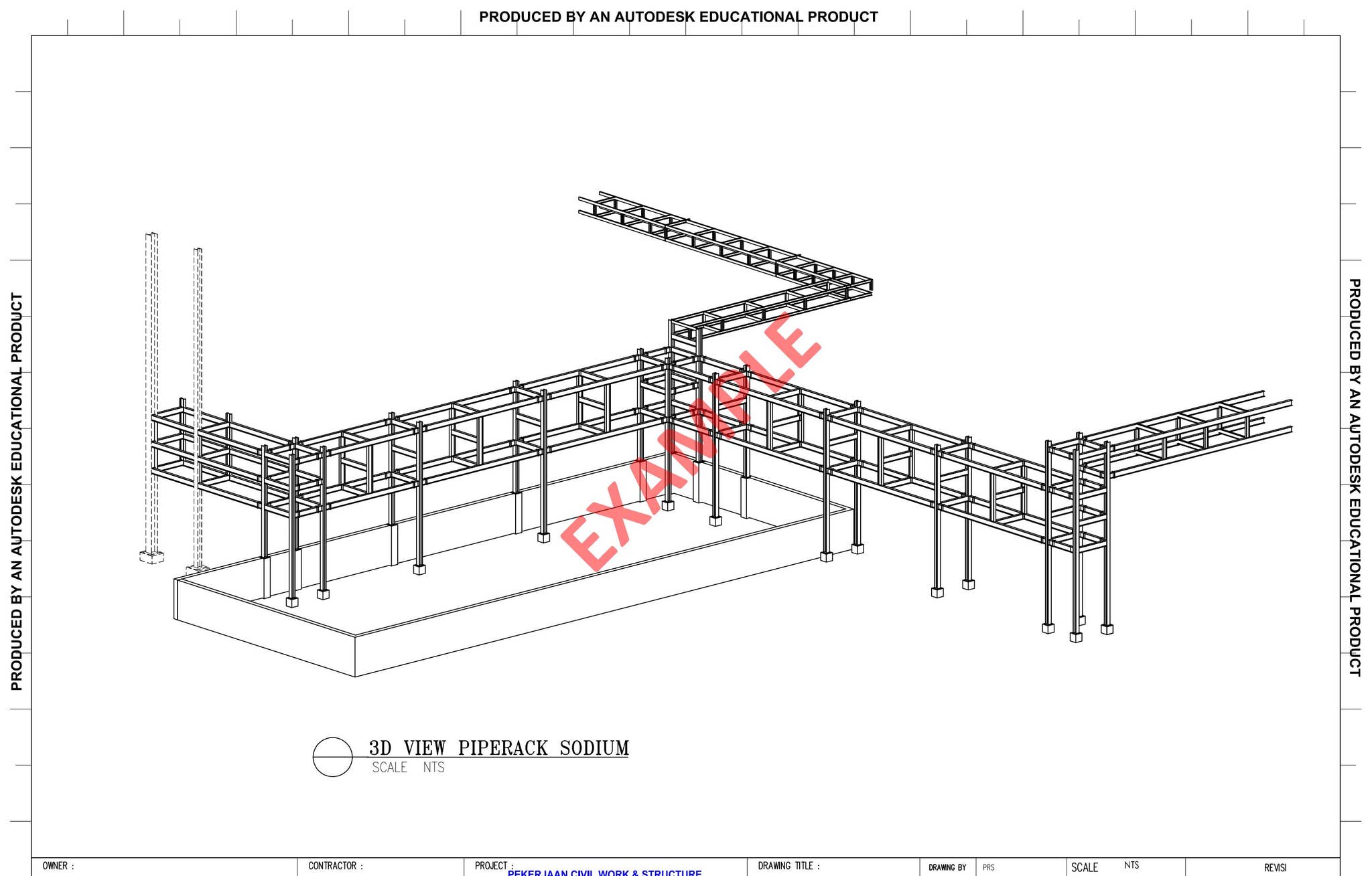 General Arrangement Drawing Steel Structure of Piperack by andri ...